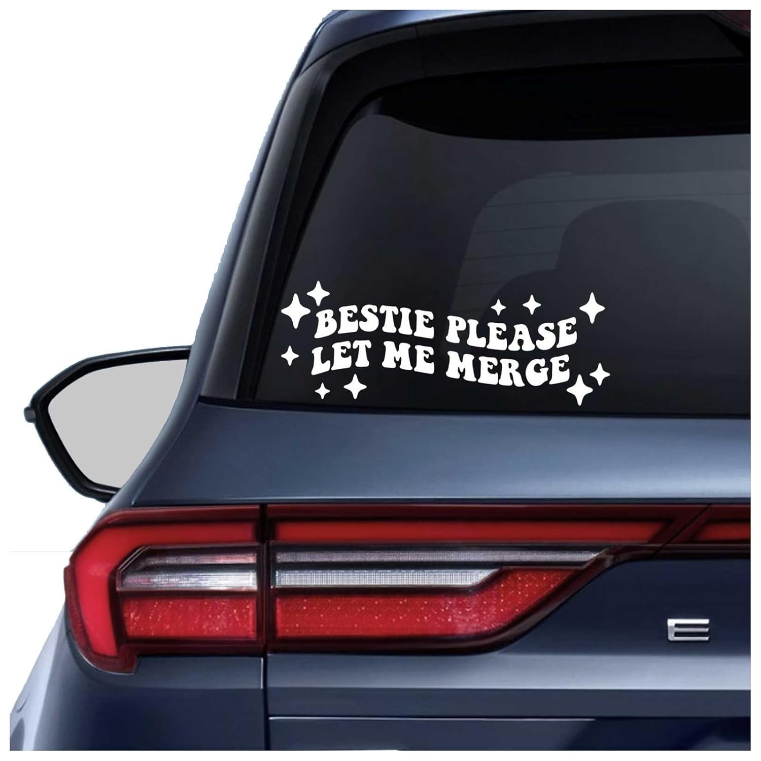 2 x Bestie Please Let Me Merge Bumper Sticker Vinyl Decal for Cars ...