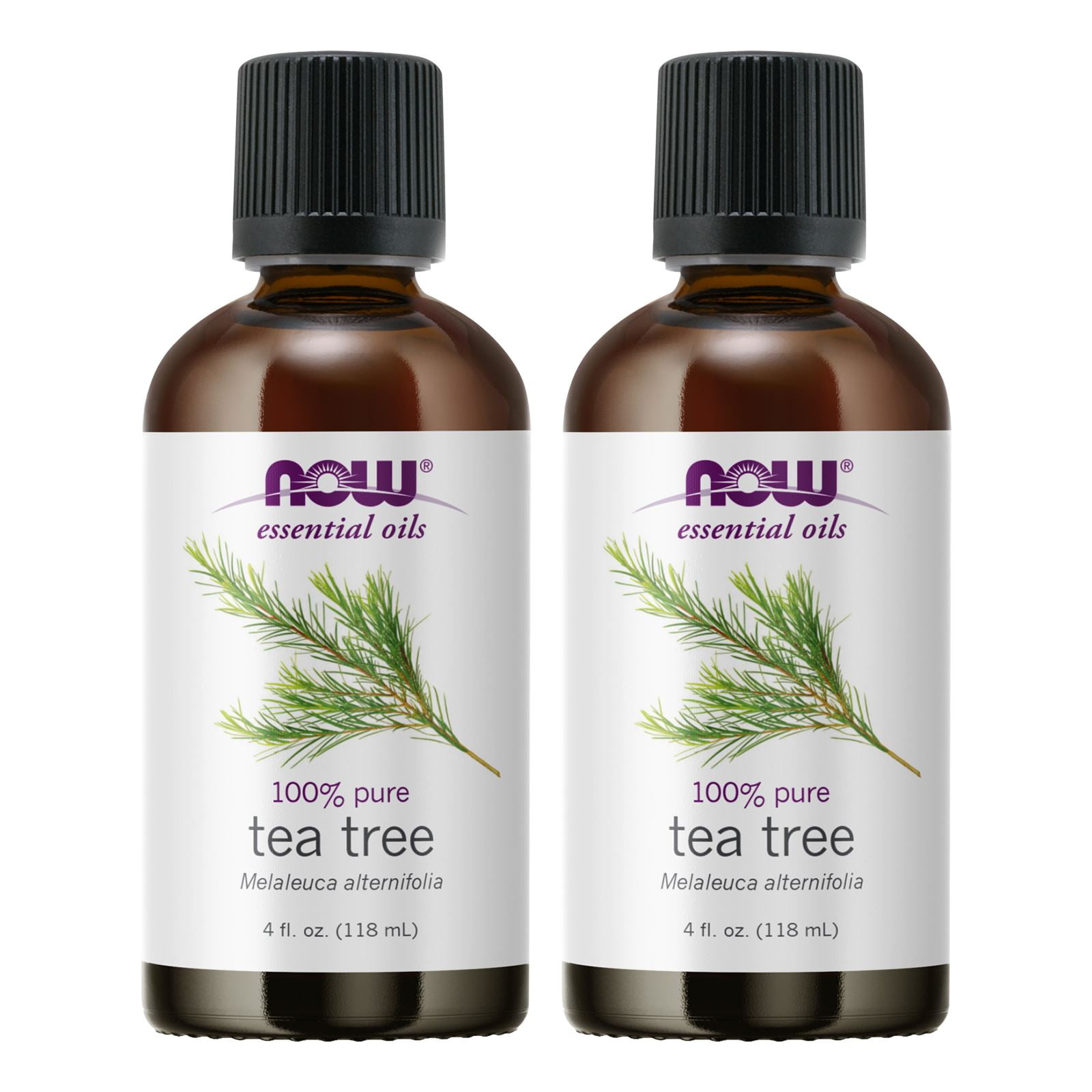 2 x NOW Tea Tree Oil 4 fl oz Aromatherapy - Walmart.com