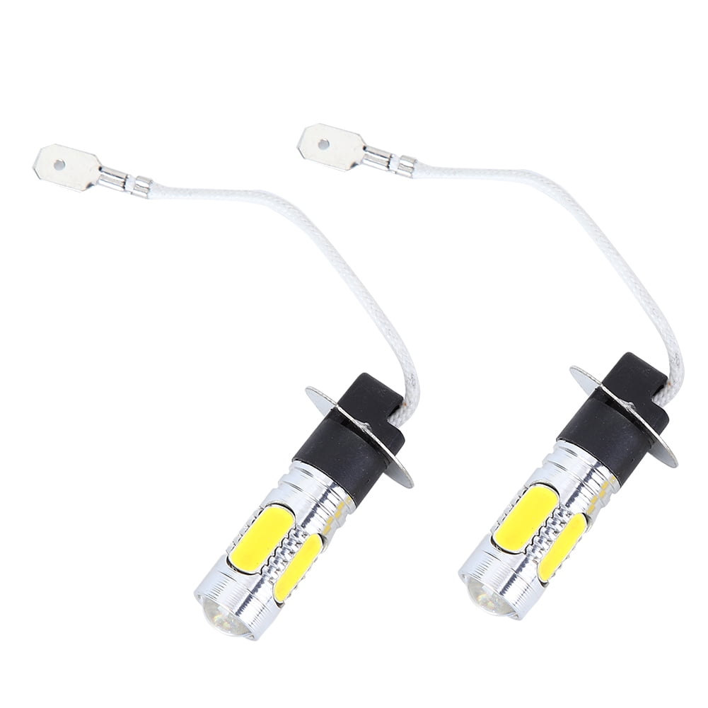 2 x Car LED Fog Driving Light Bulb H3 7.5W 5730 Lamps 12V 5-SMD ...