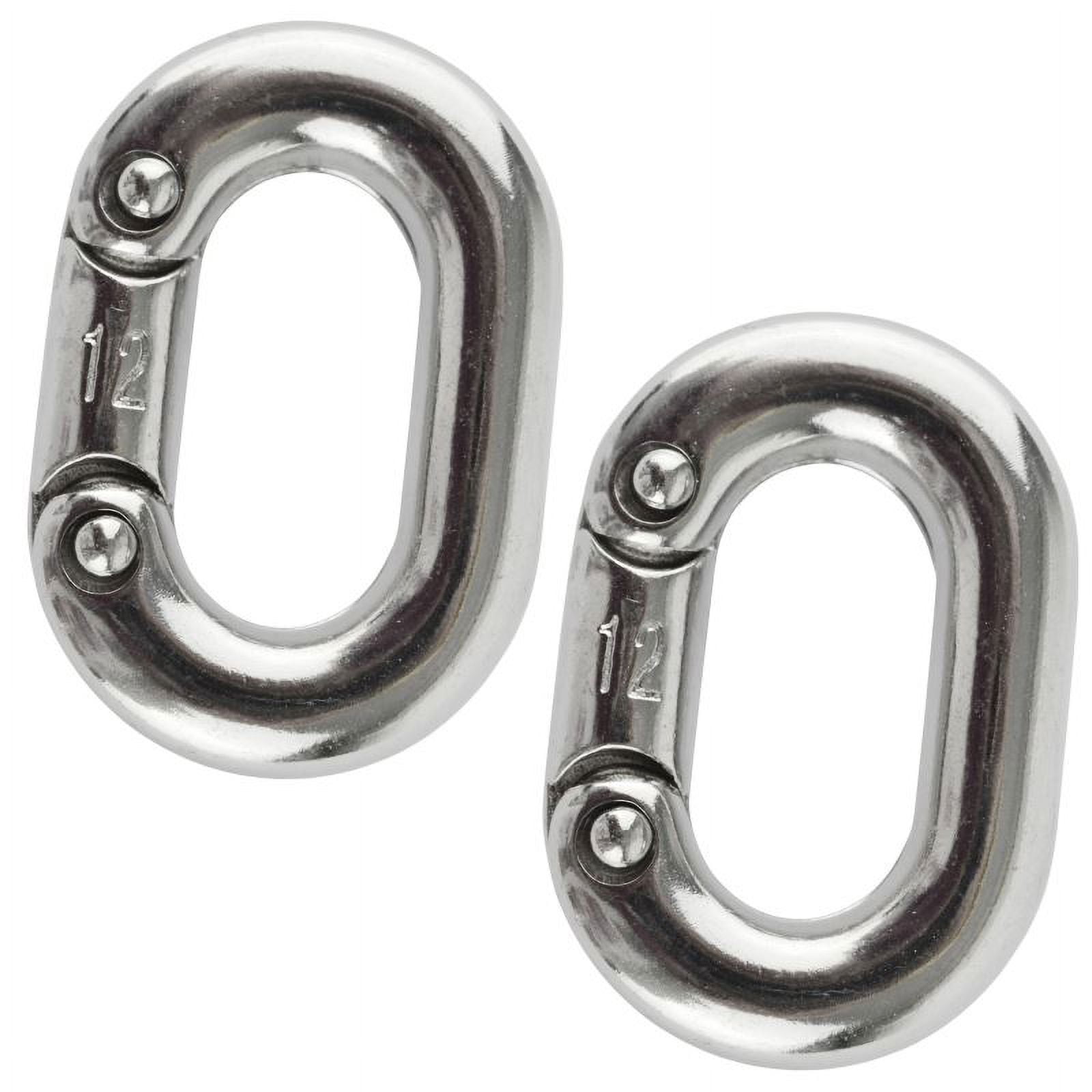 2 x Chain Connecting Link 12mm Marine Grade Stainless Steel Split ...