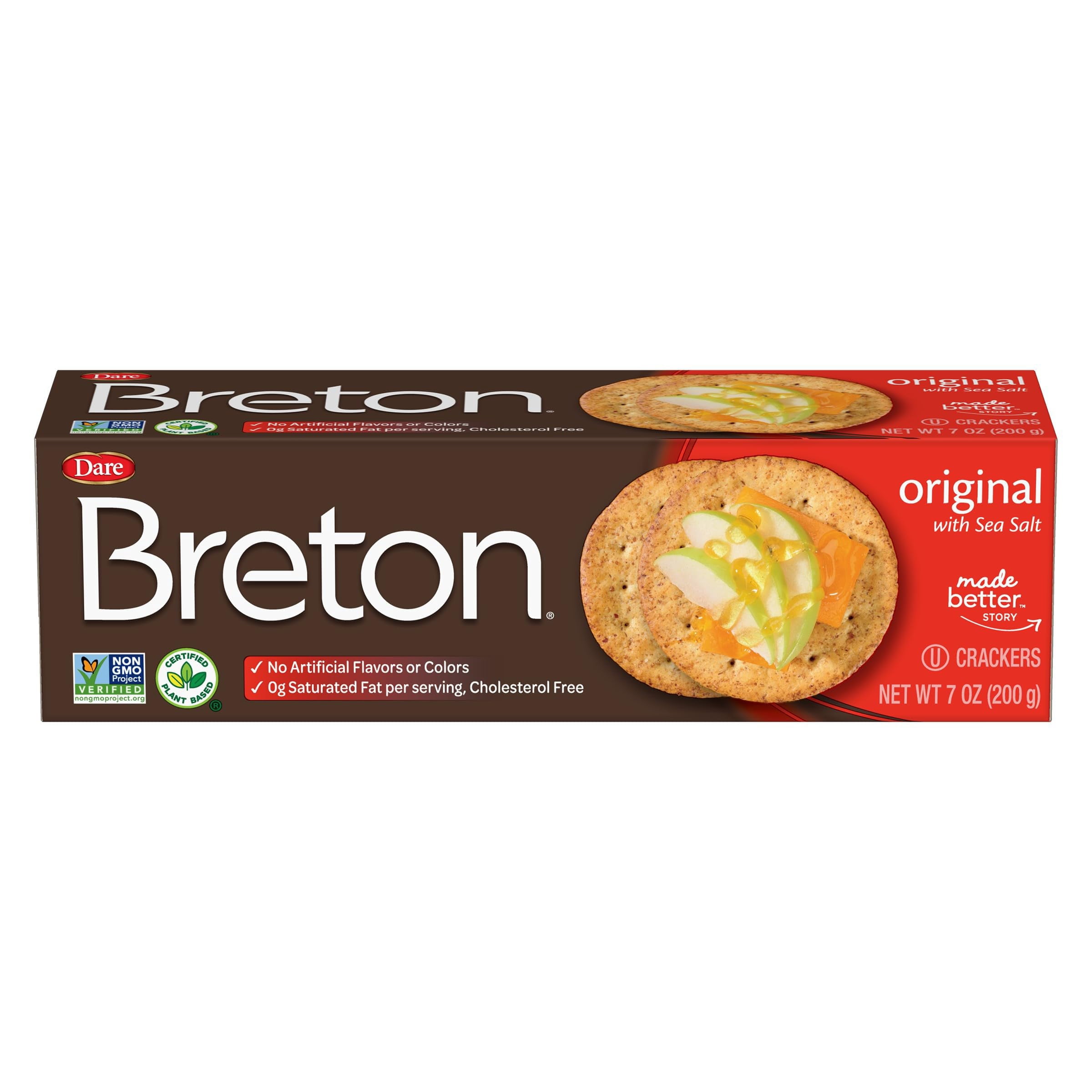 2 x - Dare Breton Crackers – Party Snacks with no Artificial Flavors ...