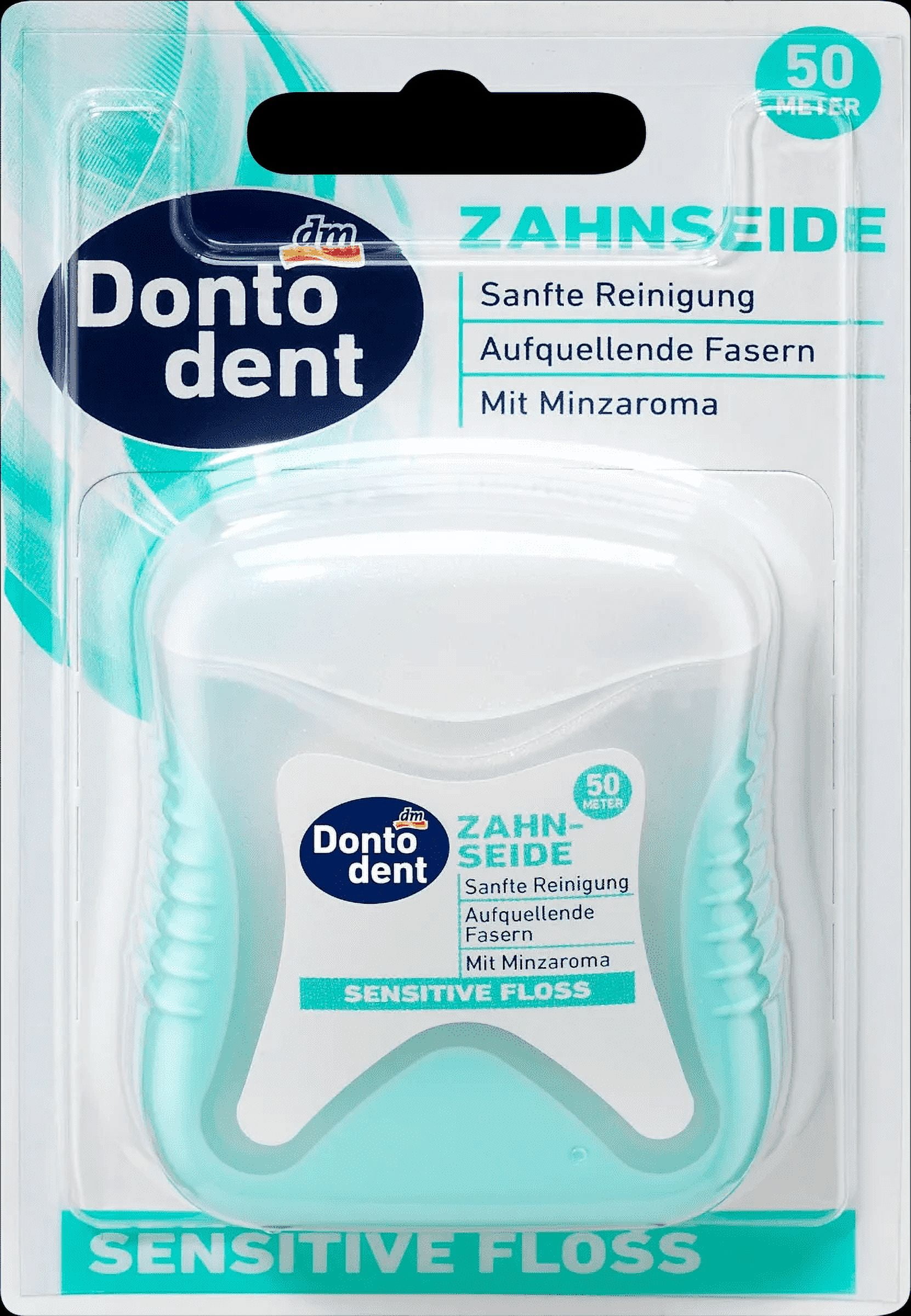 2 x Dontodent Dental floss sensitive floss - Walmart.com
