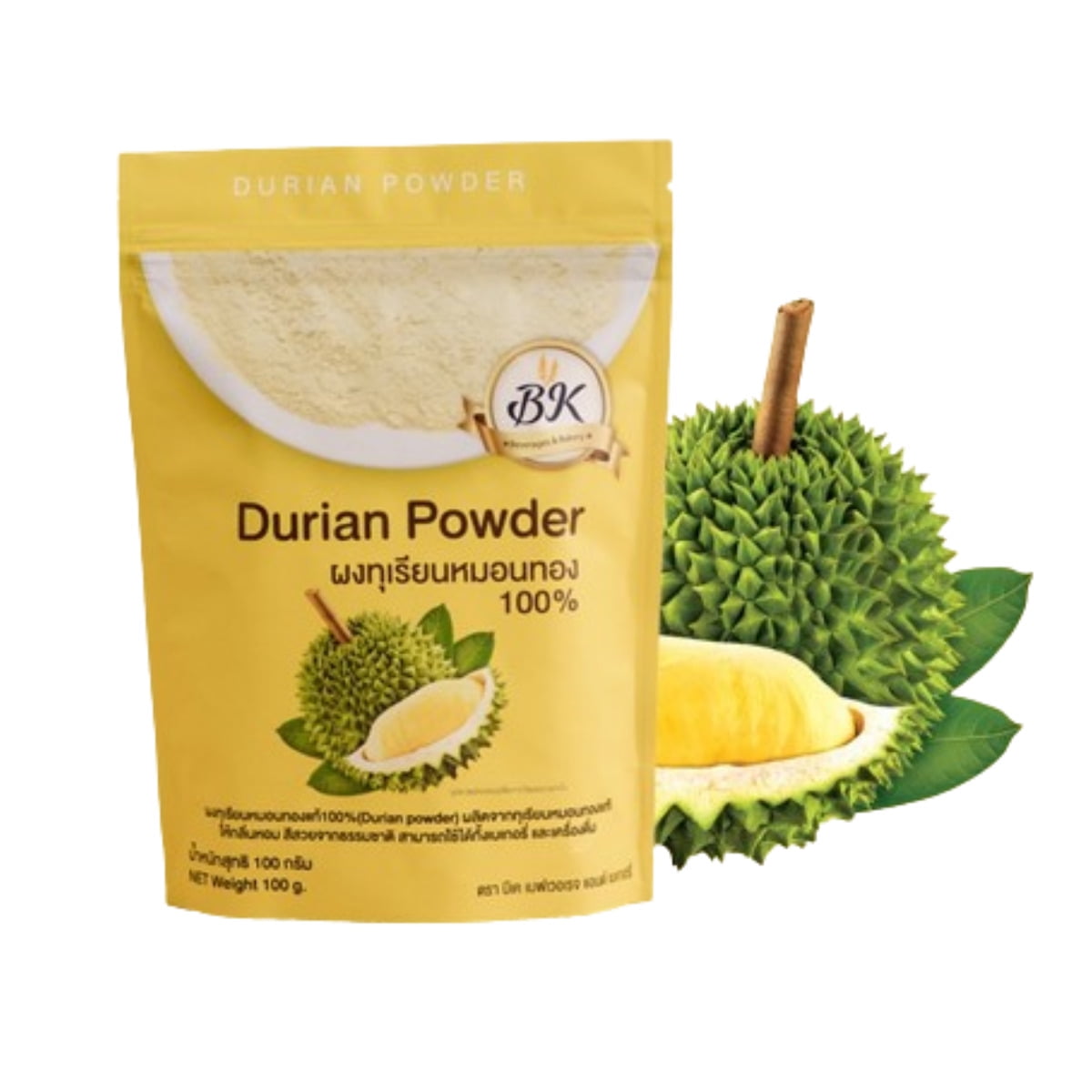 2 x Durian Fruits Powder Bakery Dessert Food Powder Ice Hot Drink ...