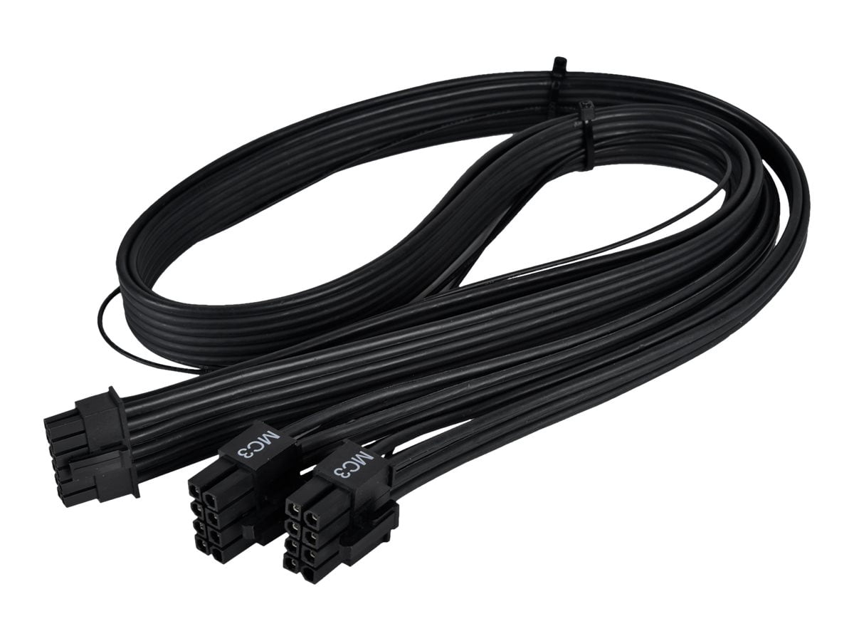 2 x EPS 8 pin (PSU) to 12+4 pin (GPU) 12VHPWR PCIe Gen5 cable - Walmart.com