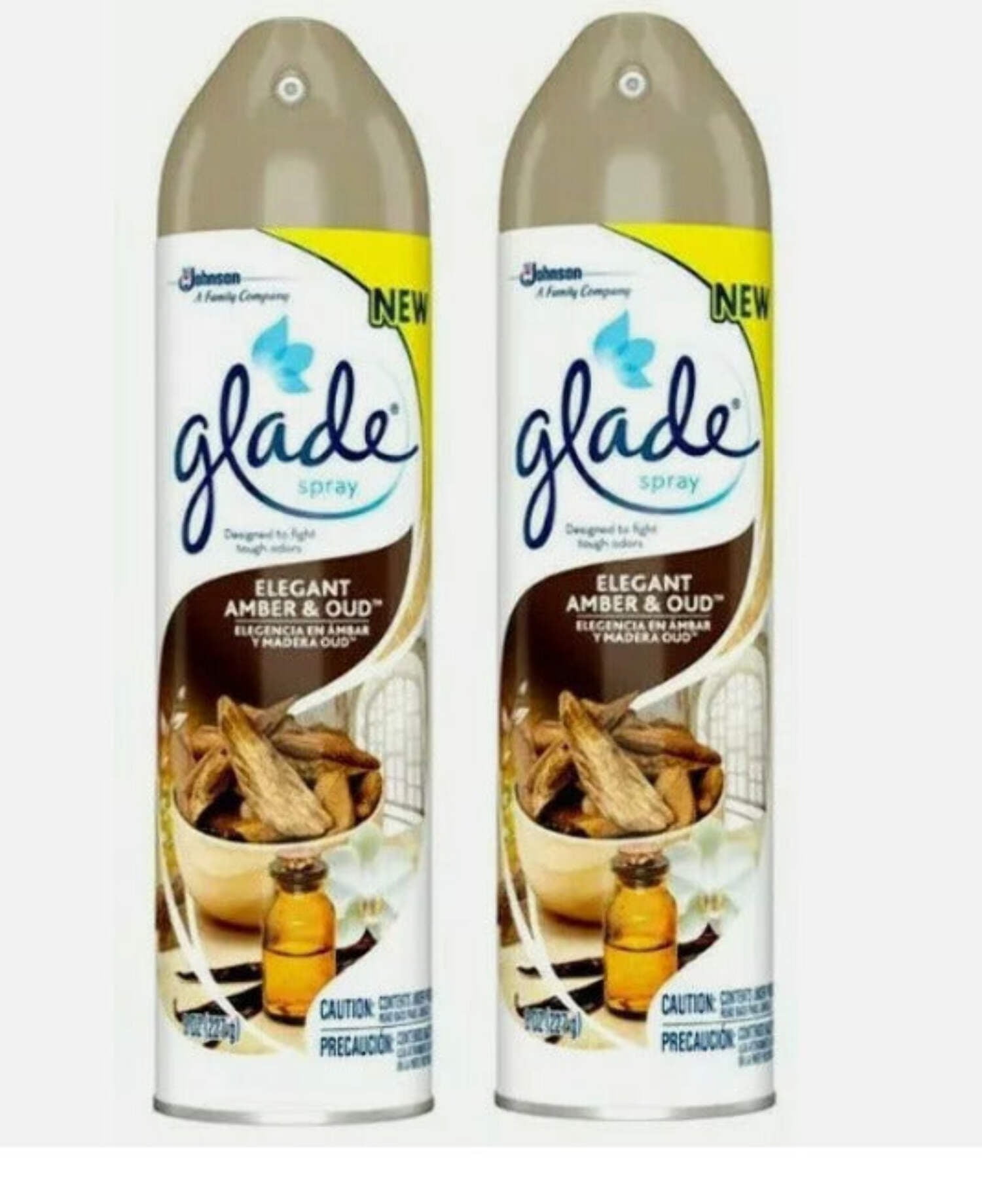 Glade Air Freshener Spray, Elegant Amber & Oud Scented Aerosol, 8oz 4 ...