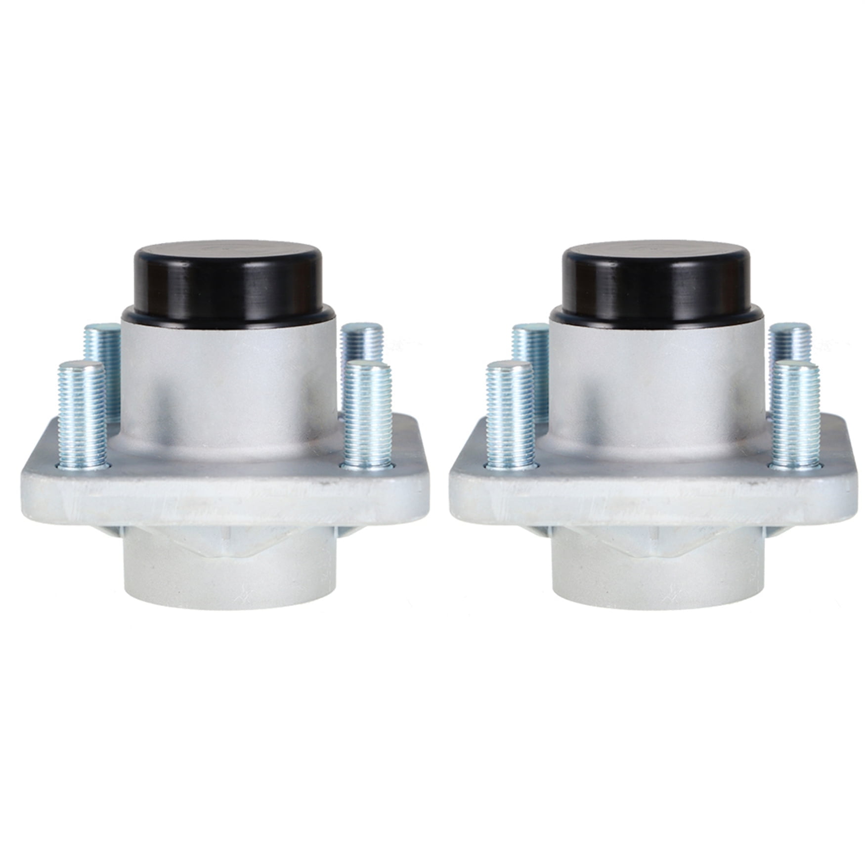 2 x Golf Cart Front Wheel Hub Assembly with Bearings Replacement for ...