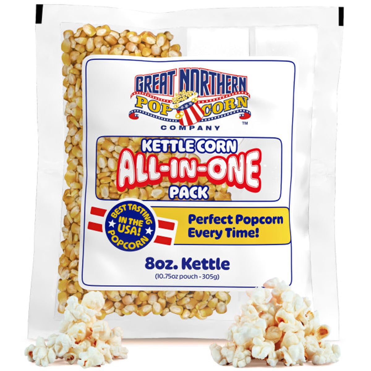 2 x - Great Northern Popcorn 8oz Kettle Corn Popcorn Machine Popcorn ...