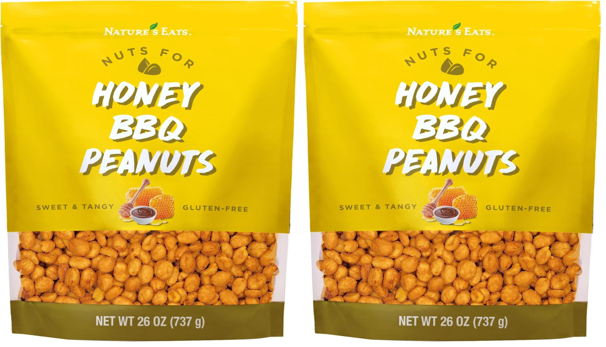 2 x - Honey BBQ Peanuts 26oz (Pack of 2) - Walmart.com