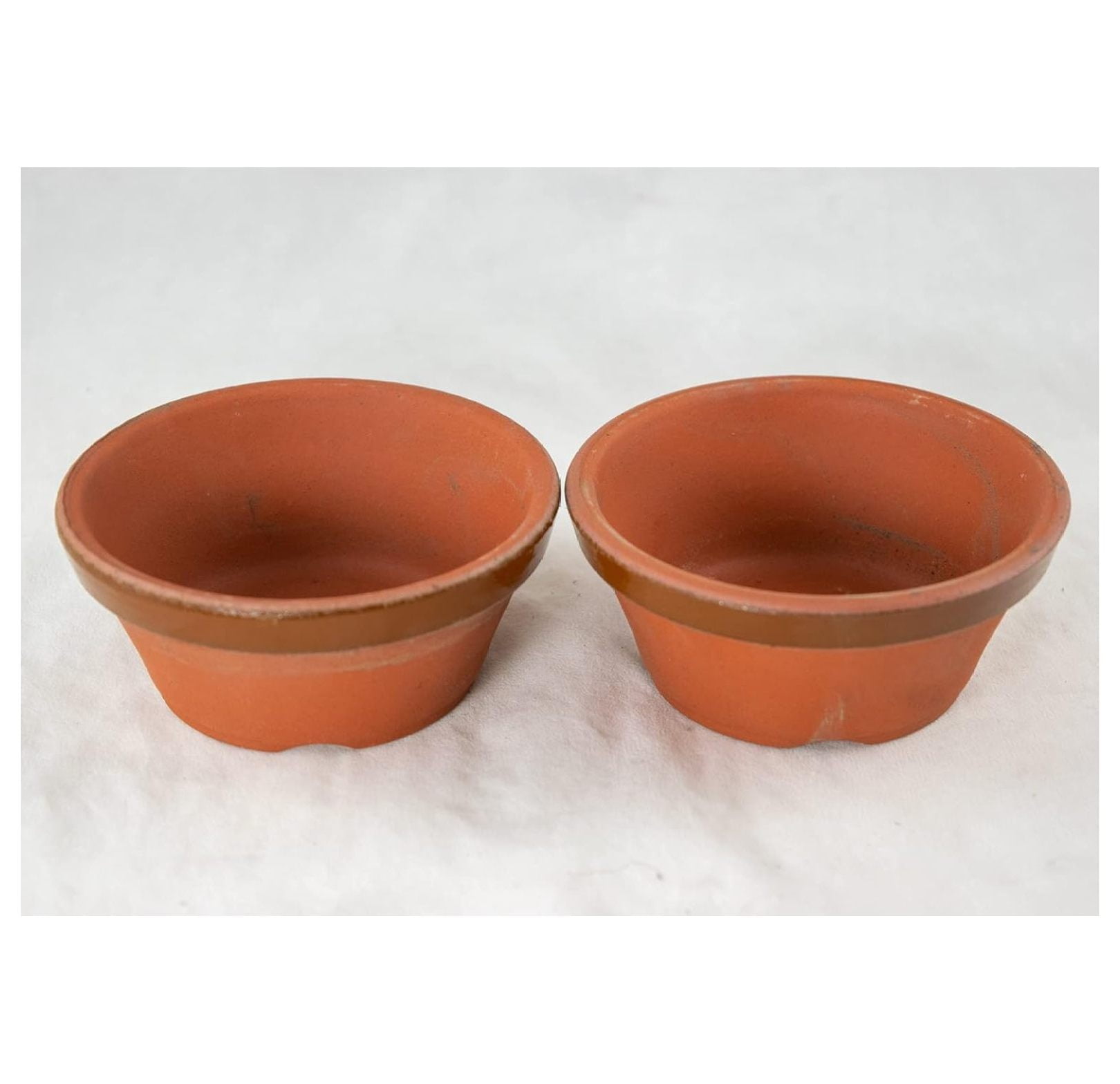 2 x Japanese Tokoname Bonsai Training Pot, Cactus & Succulent Planter ...