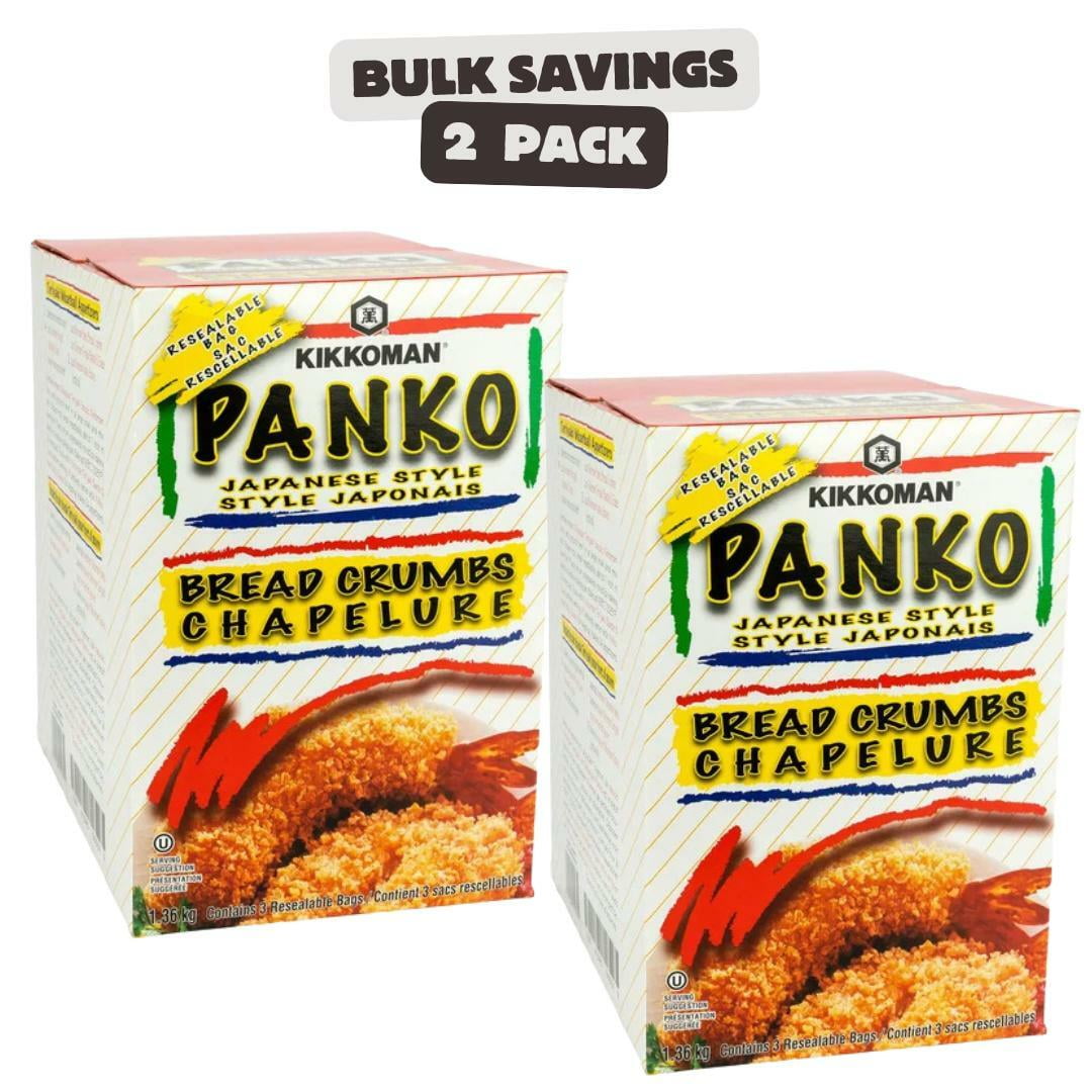 2 x Kikkoman Panko Bread Crumbs, 3 bags each - Walmart.com
