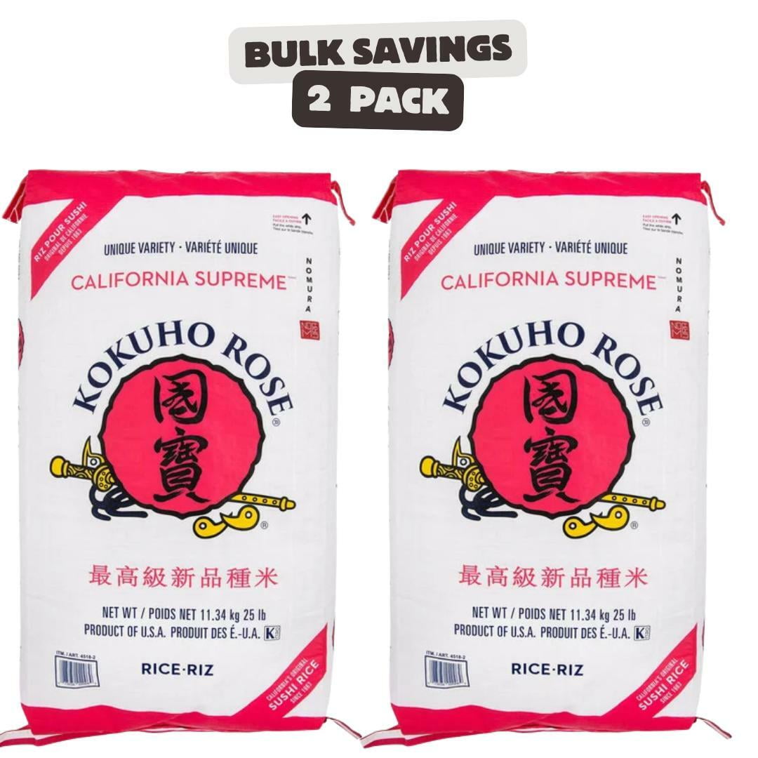 2 x Kokuho Rose White Sushi Rice - Walmart.com