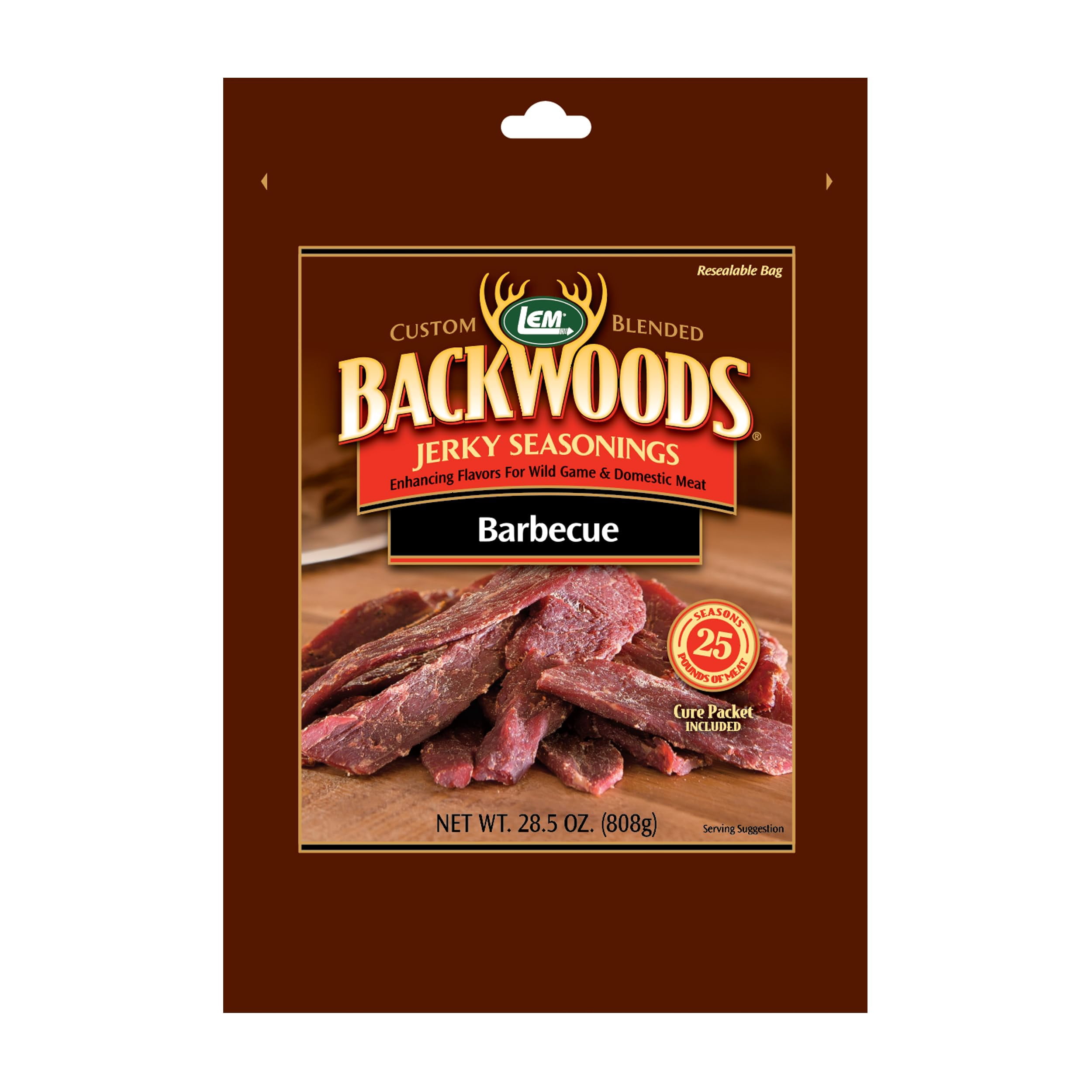 2 x - LEM Products Backwoods BBQ Jerky Seasoning, Ideal for Wild Game ...