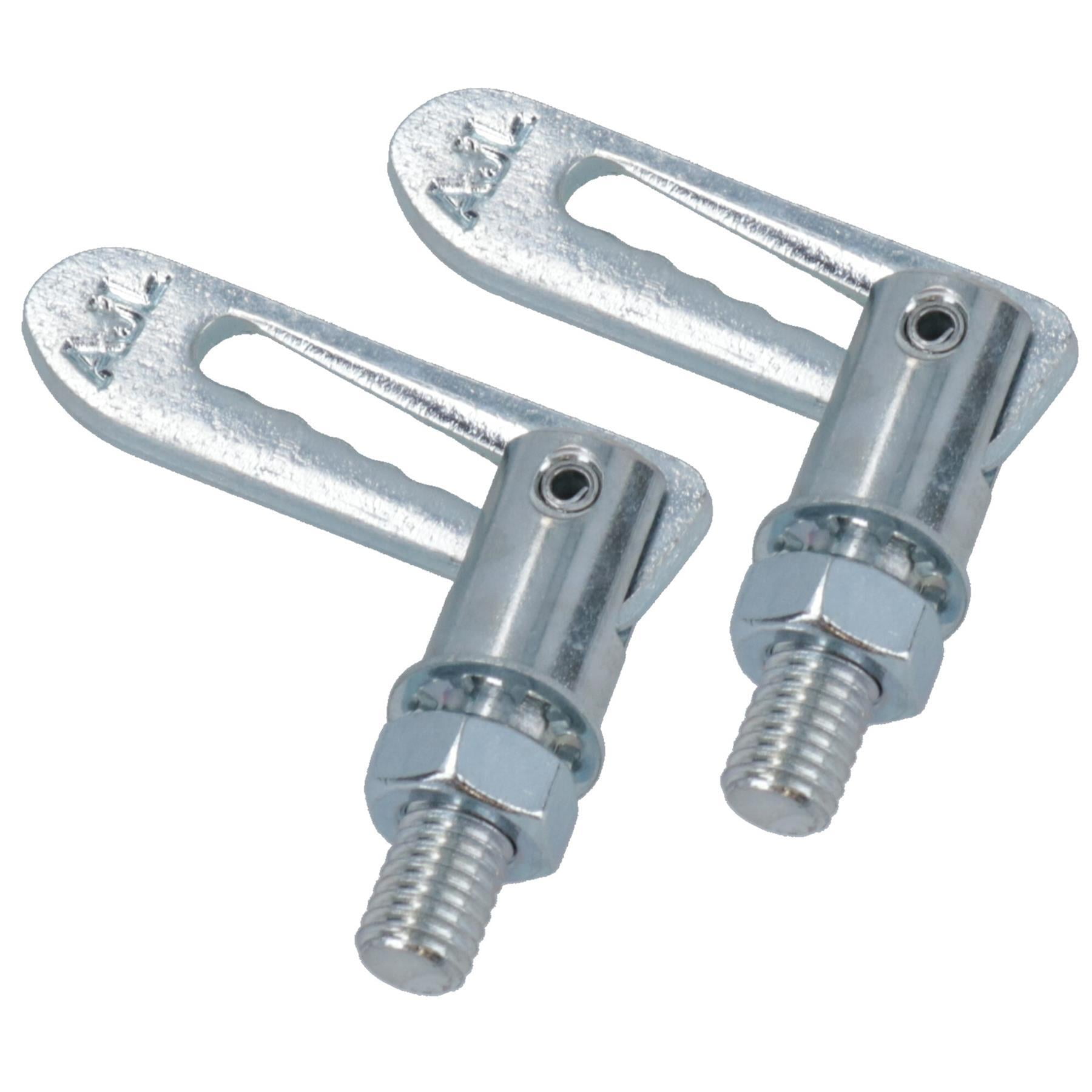 2 x M8 Threaded Antiluce Dropcatch 12.75mm (1/2") Nut Bolt Fasteners ...