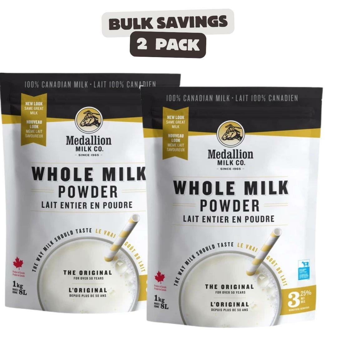 2 x Medallion Milk Co. Whole Milk Powder - Walmart.com