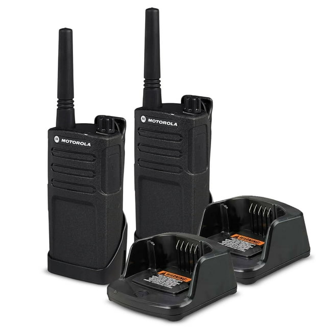 2 x Motorola RMM2050 On-Site 2-Way Radio (RMM2050) - 2 Pack Bundle ...