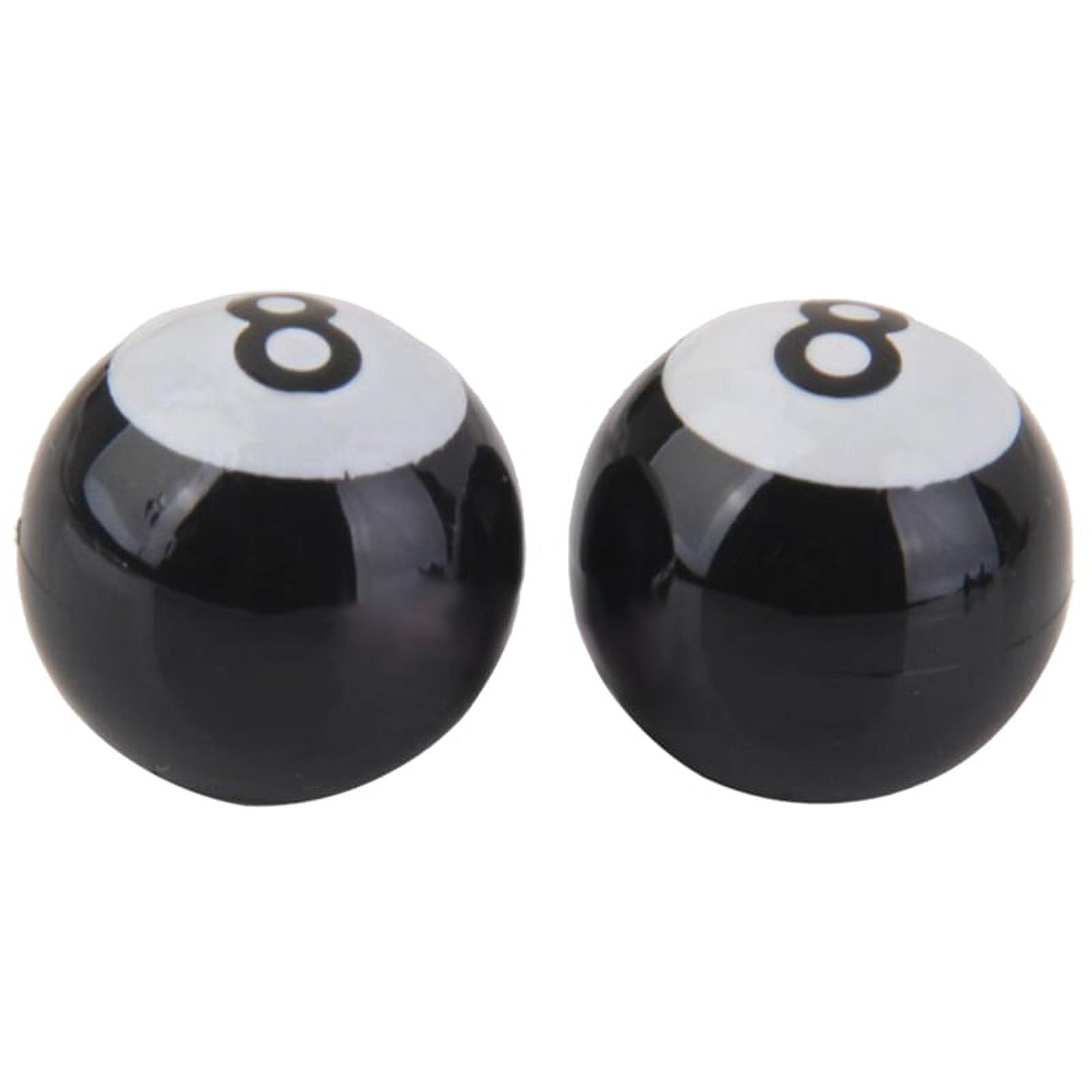 2 x No. 8 Ball bike tyre tire wheel stem air valve dust cap cover,2 x ...