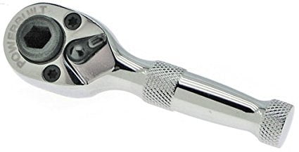 2 x Powerbuilt 940478 1/4-Inch Drive Socket and Bit Driver Mini Ratchet ...