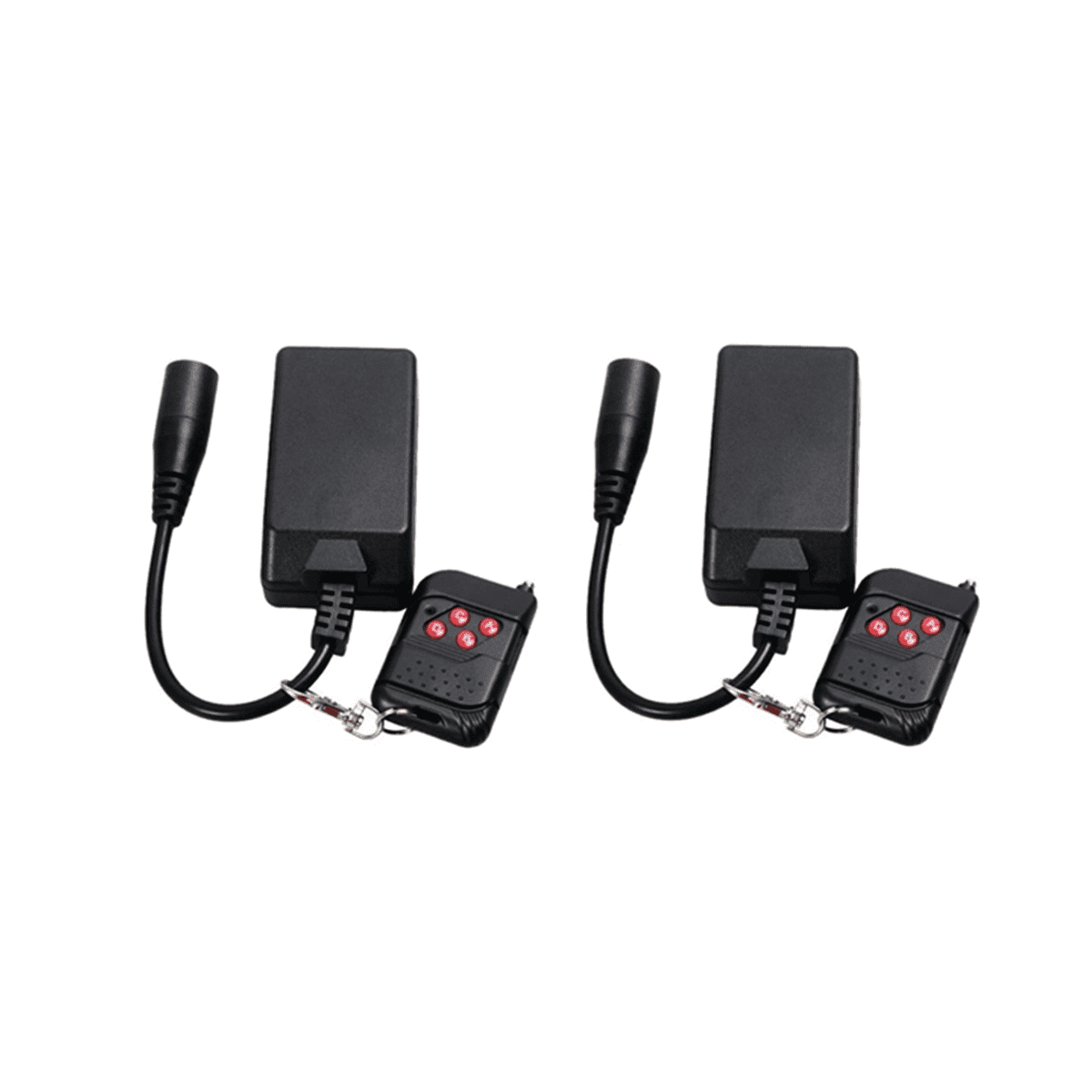 2 x RF Remote Controller (No include 23A 12V Battery) 2 x 3 Pins XLR ...