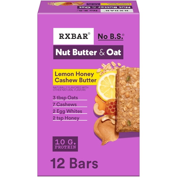 2 x - RXBAR Nut Butter and Oat Protein Bars, Protein Snacks, Snack Bars ...