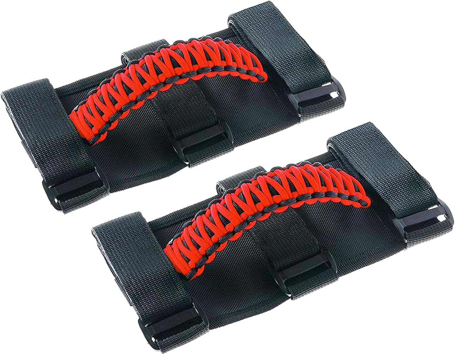 2 x Roll Bar Grab Handles Grip Handle for Jeep Wrangler YJ TJ JK JKU JL ...