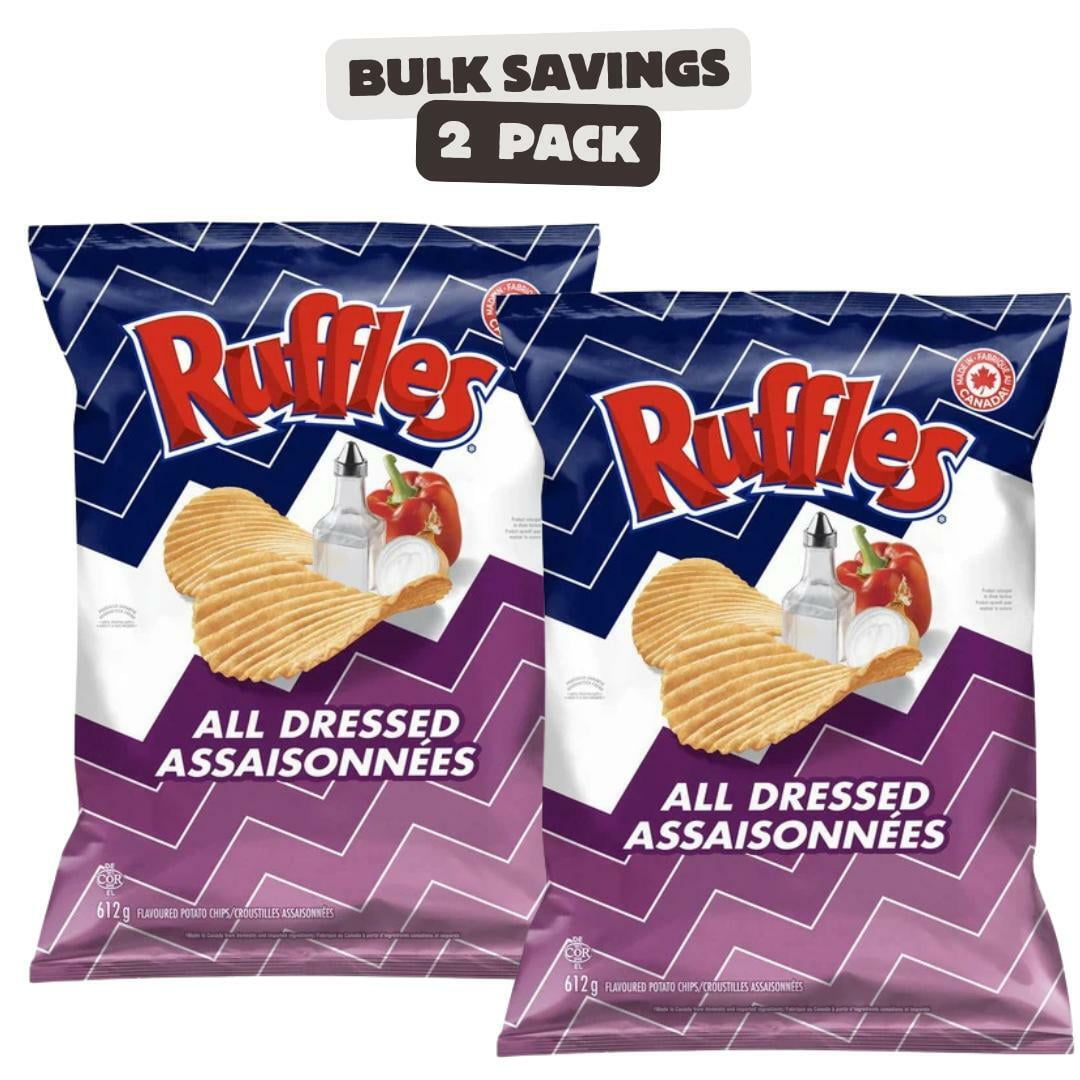 2 x Ruffles All Dressed Flavored Potato Chips - Walmart.com