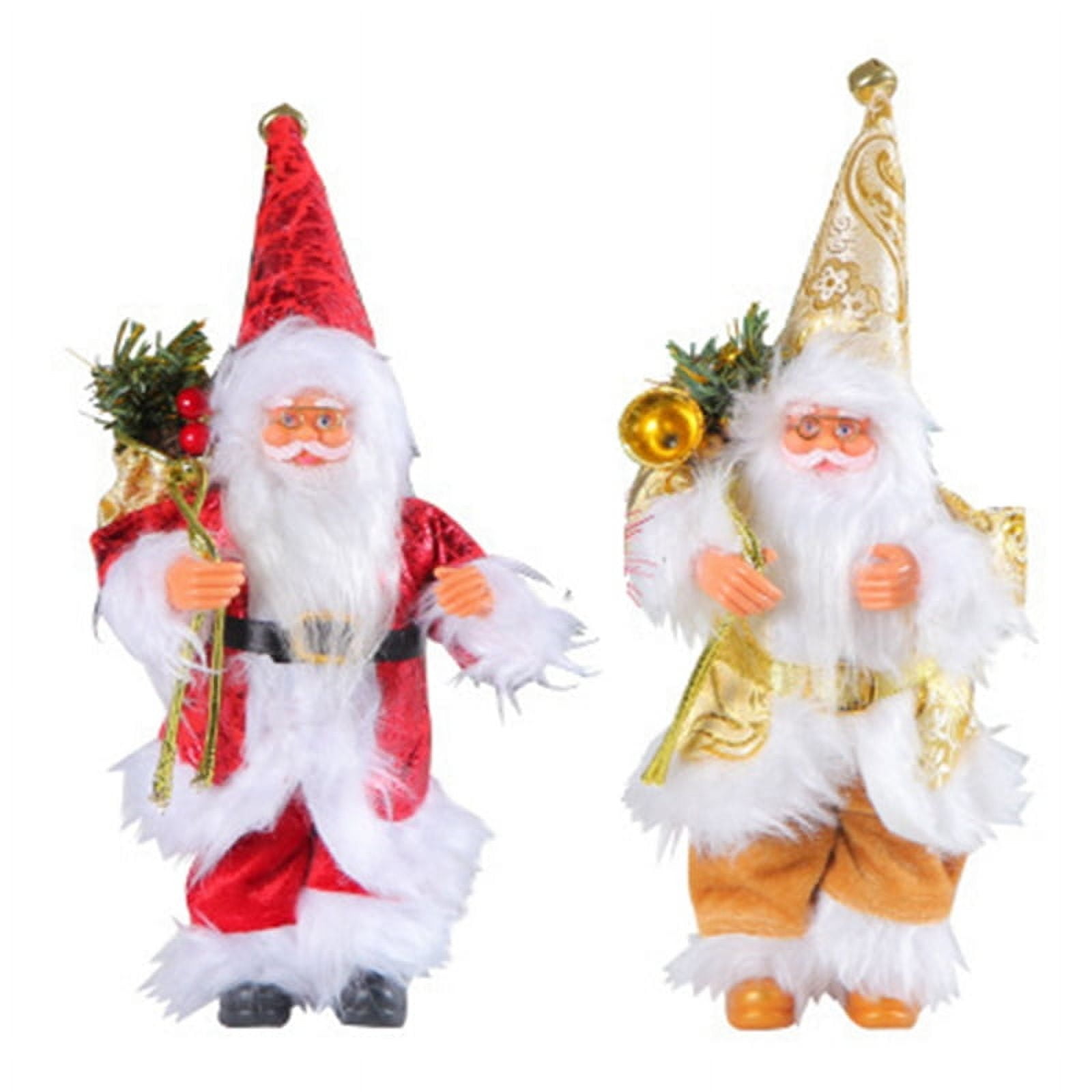 2 x Santa Claus statue-As Shown - Walmart.com