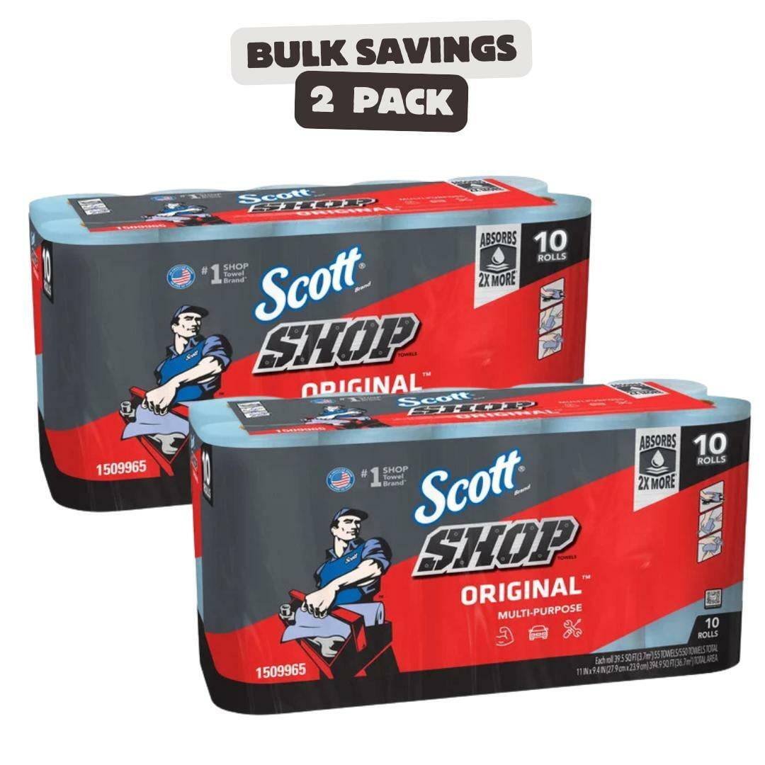 2 x Scott Original Shop Towels, 10 rolls each - Walmart.com