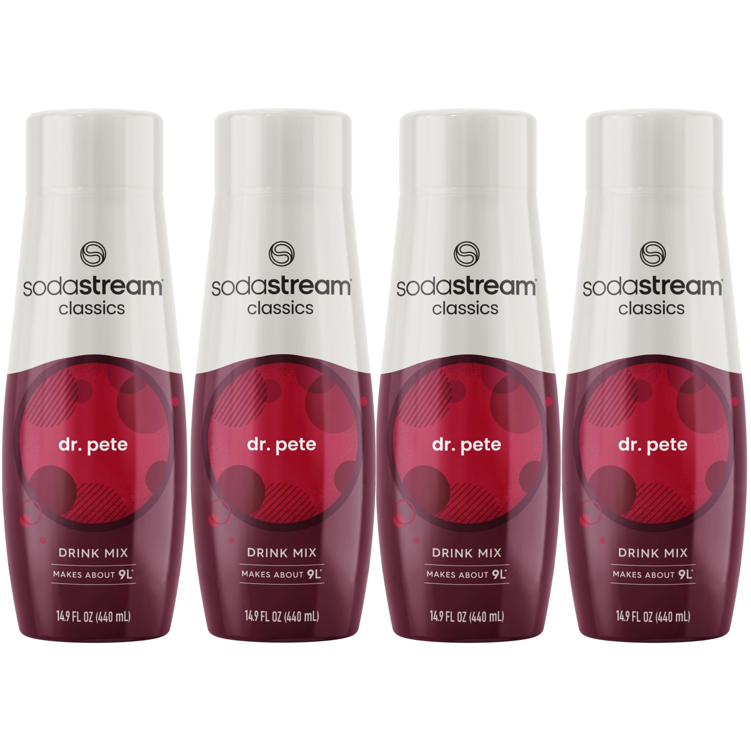 2 x - SodaStream Sparkling Drink, Dr Pete, 14.8 Fl Oz (Pack of 4 ...