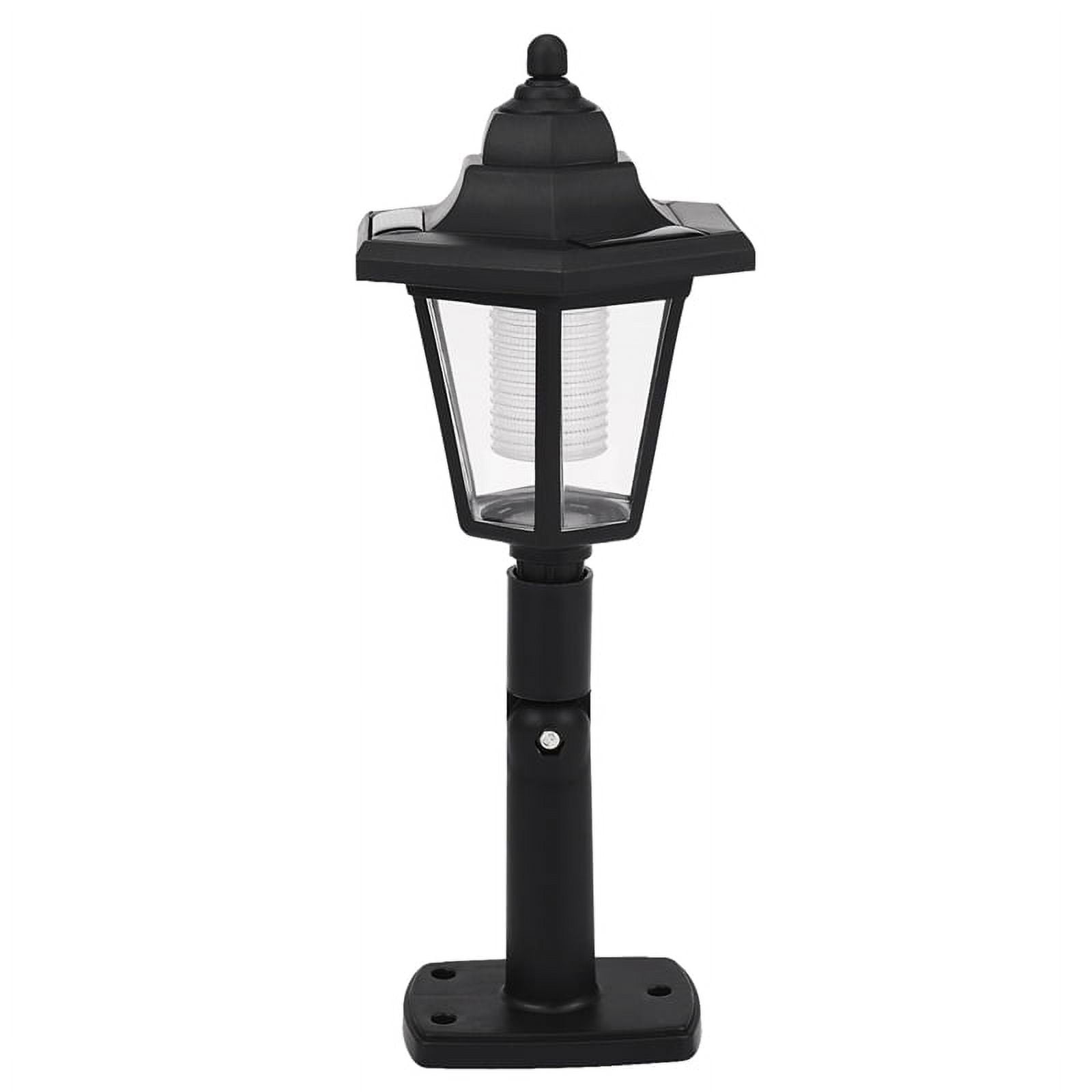 2 x Solar Powered LED Outdoor Garden Fence Wall Lantern Light Lamp ...