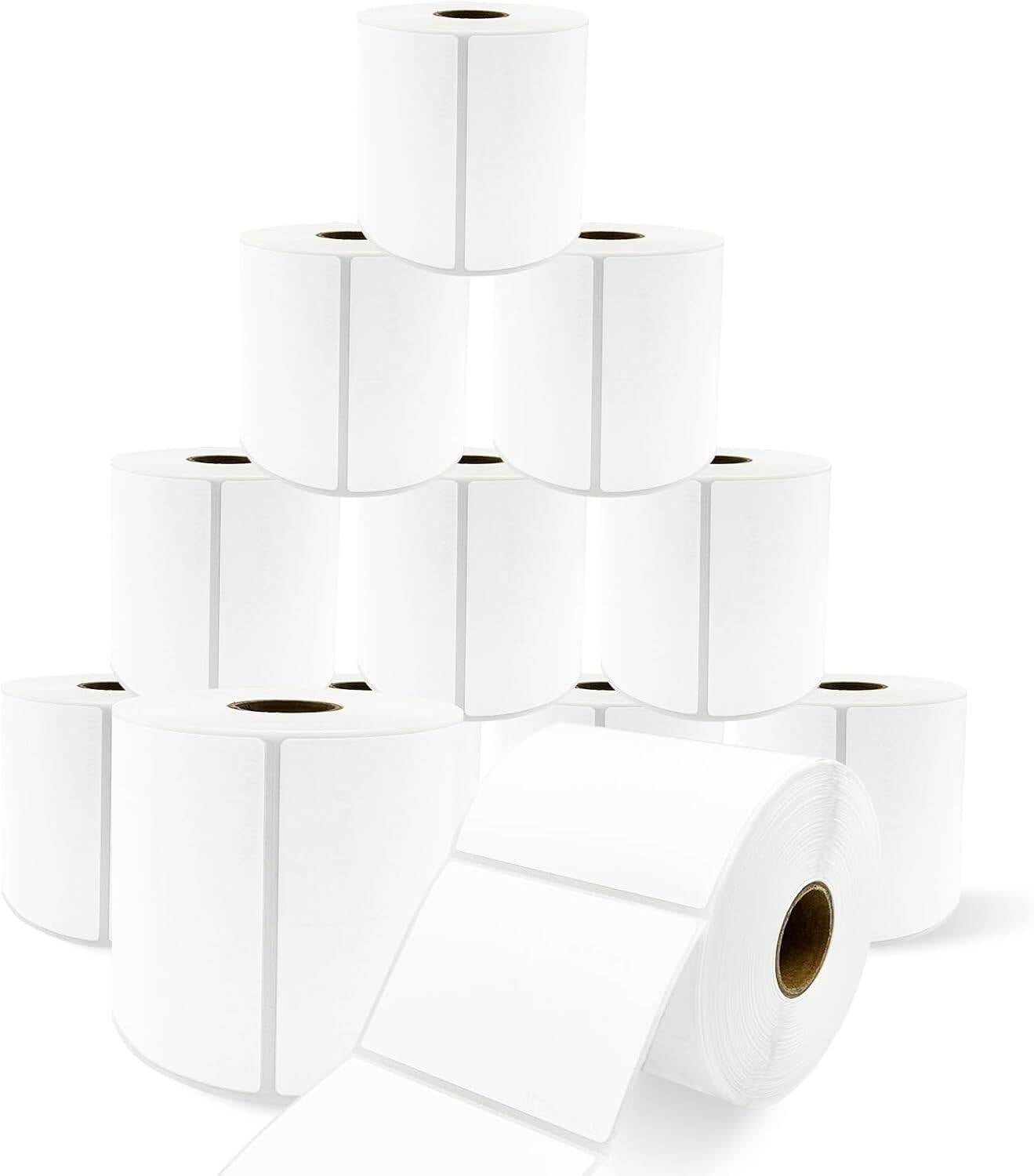 2" x 2" Square Direct Thermal Shipping Address Labels Multipurpose QR ...