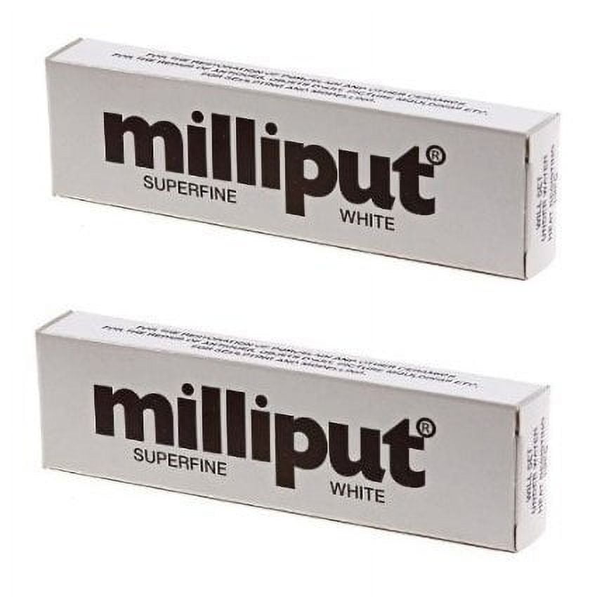 2 x Superfine 2-Part Self Hardening Putty, White - Walmart.com
