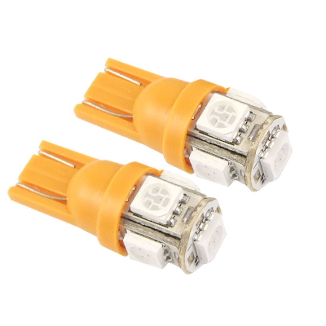 2 x T10 W5W Car 5 1210 Wedge Light Bulbs Orange for Car Vehicle ...