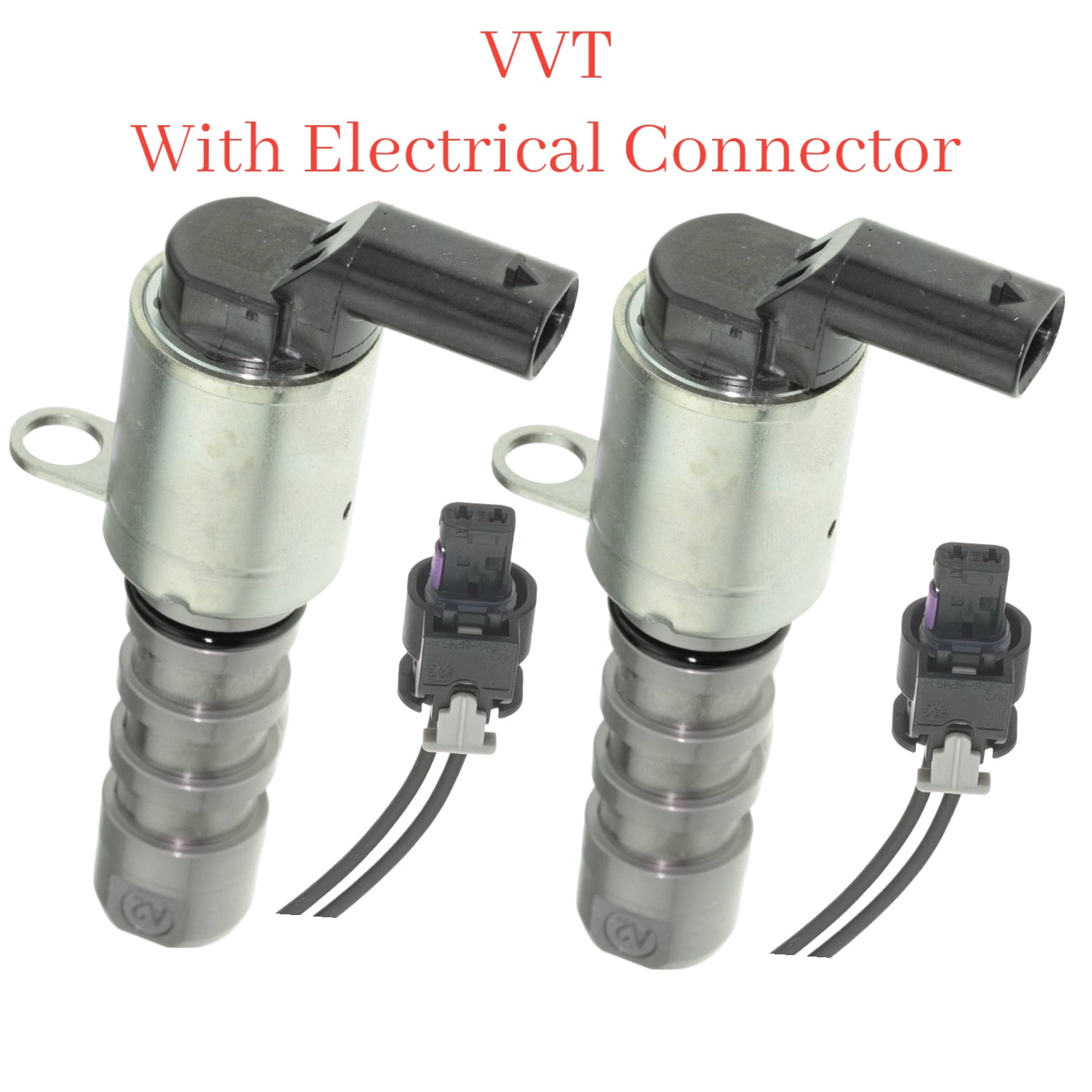 2 x VVT Variable Valve Timing Solenoid Connector Fits Audi VW 2011-2020 V6 V8 - Walmart.com