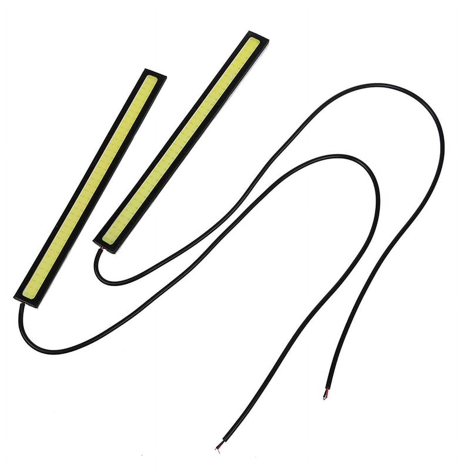 2 x WATERPROOF LED 12V STRIP DAYTIME RUNNING LIGHT DRL CAR FOG DAY ...