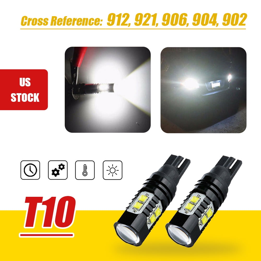 2 x White LED Strip Parking Light Bulbs for 2013 2014 2015 Accord Sedan ...
