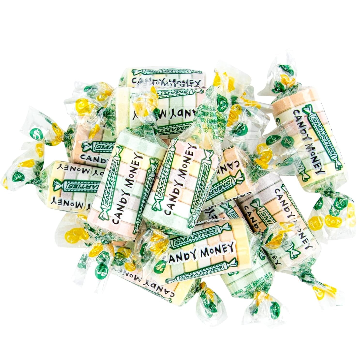 2 x - YANKEETRADERS Classic Smarties Money Candy Wrapped Rolls, 4 ...