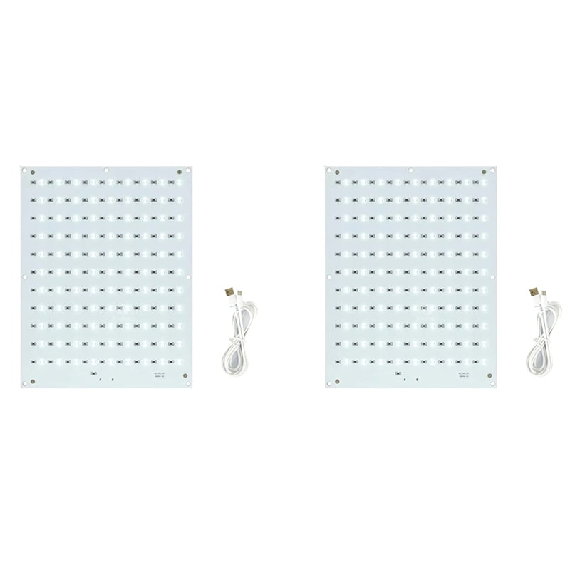 2 x cable 2 x Lithophane Led Panel-White - Walmart.com