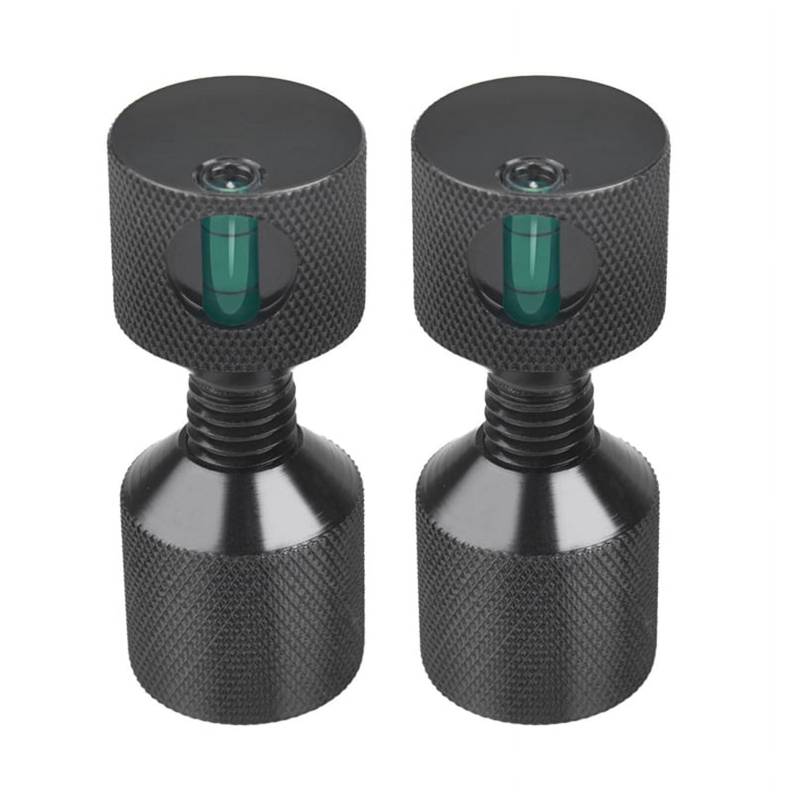2 x double hole dowel pins with level-Black - Walmart.com