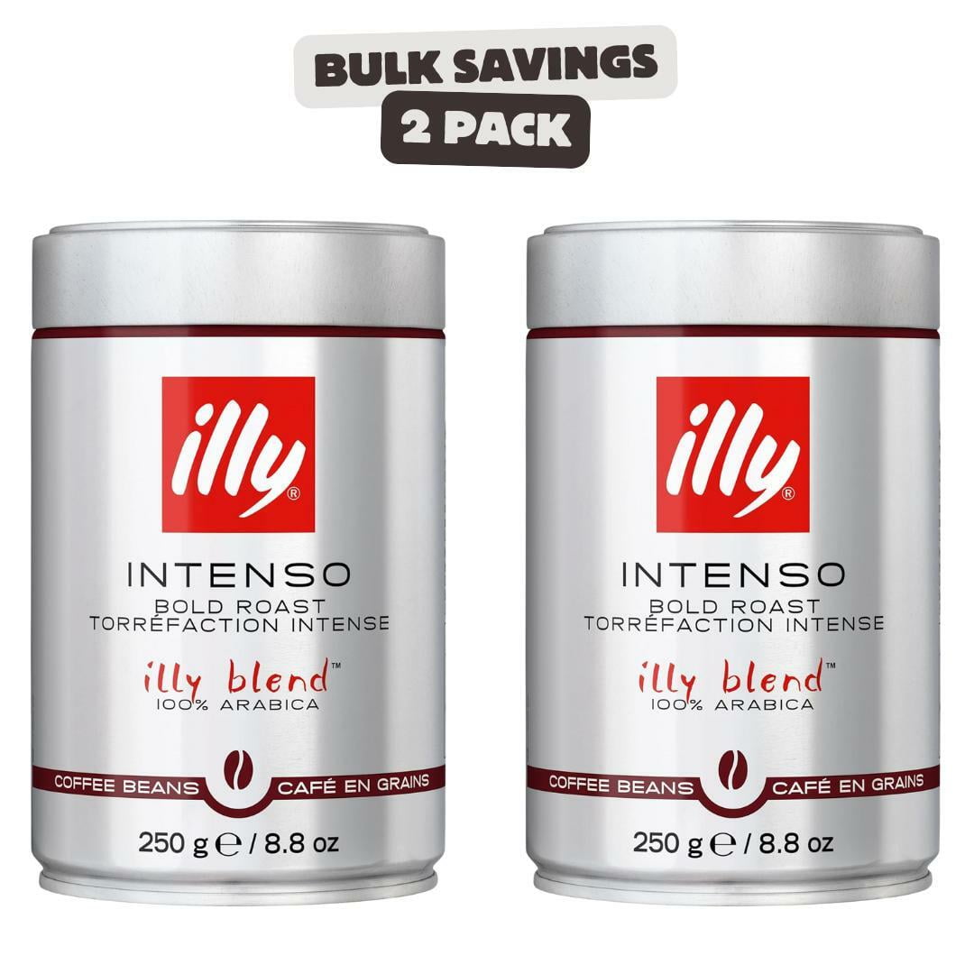 2 x illy Intenso Whole Bean Coffee, Bold Roast, Intense, Robust and ...