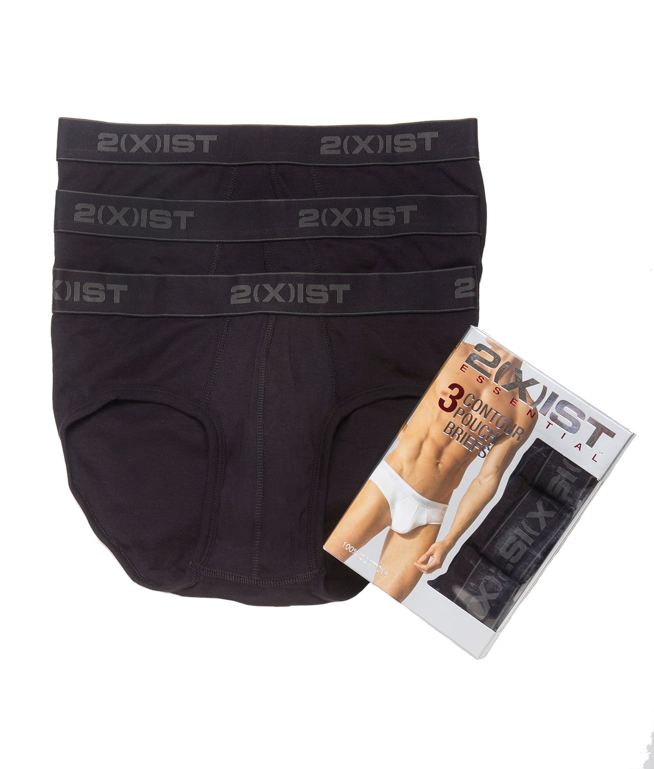 2(x)ist Mens Essential Contour Pouch Brief 3-Pack Style-3102030303 ...