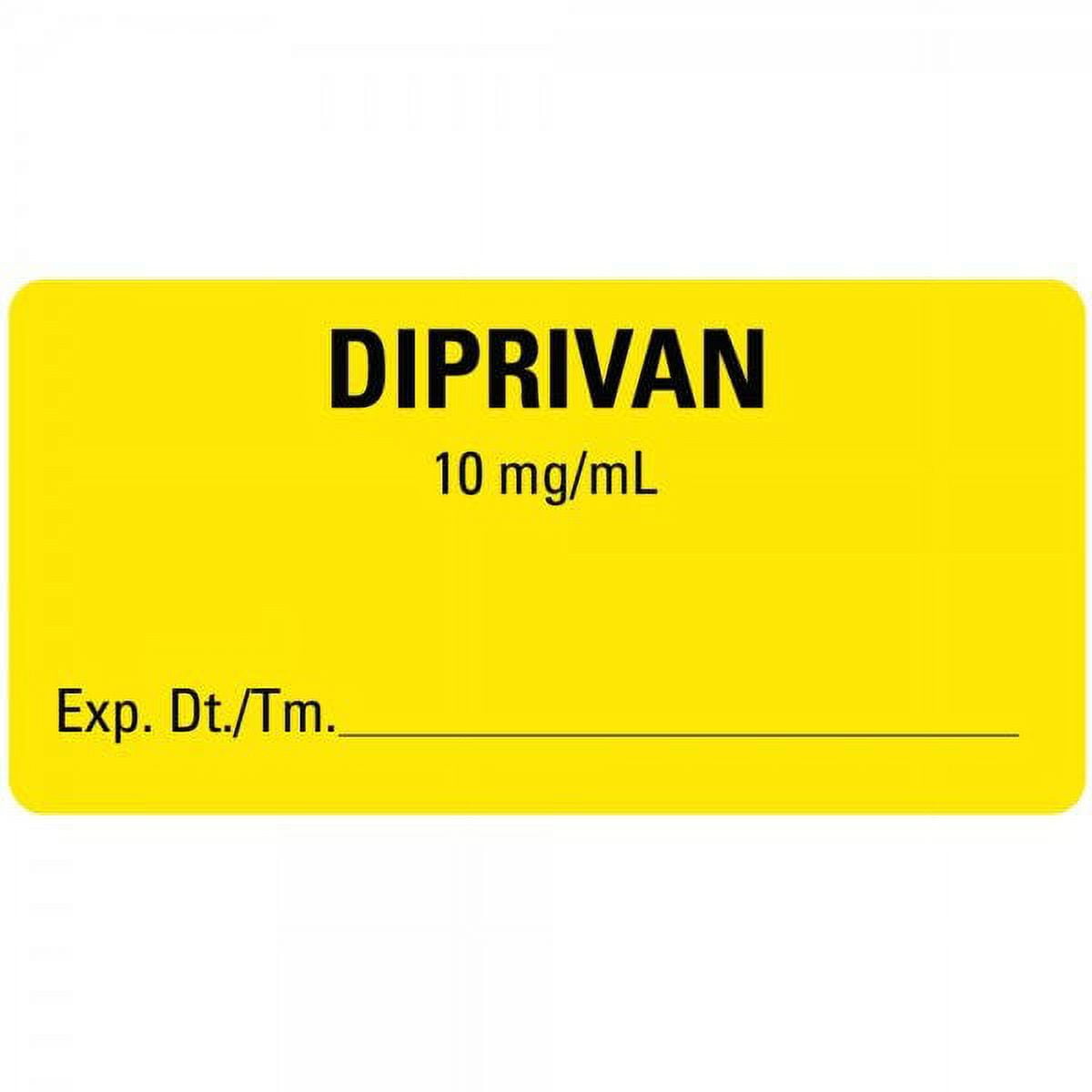 2"x1" DIPRIVAN Expiration Date Medical Healthcare Labels - Walmart.com