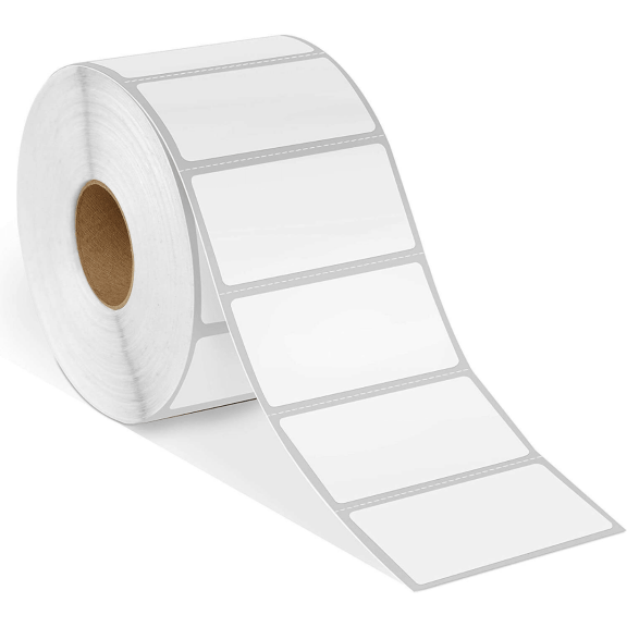 3 in. Circle - 10 Fluorescent Green Number Labels - Roll of 500 ...