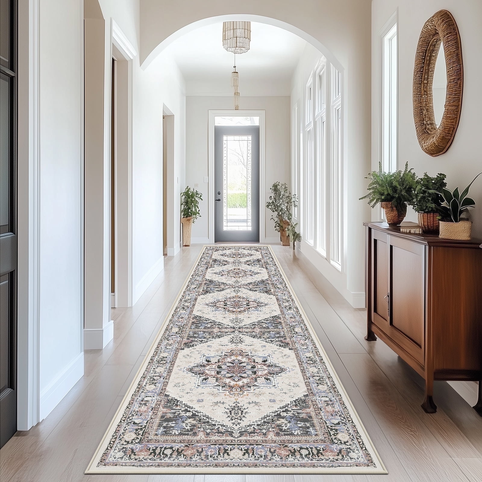 2'x10' Area Rugs, Machine Washable Non Slip Runner Rug for Hallway ...