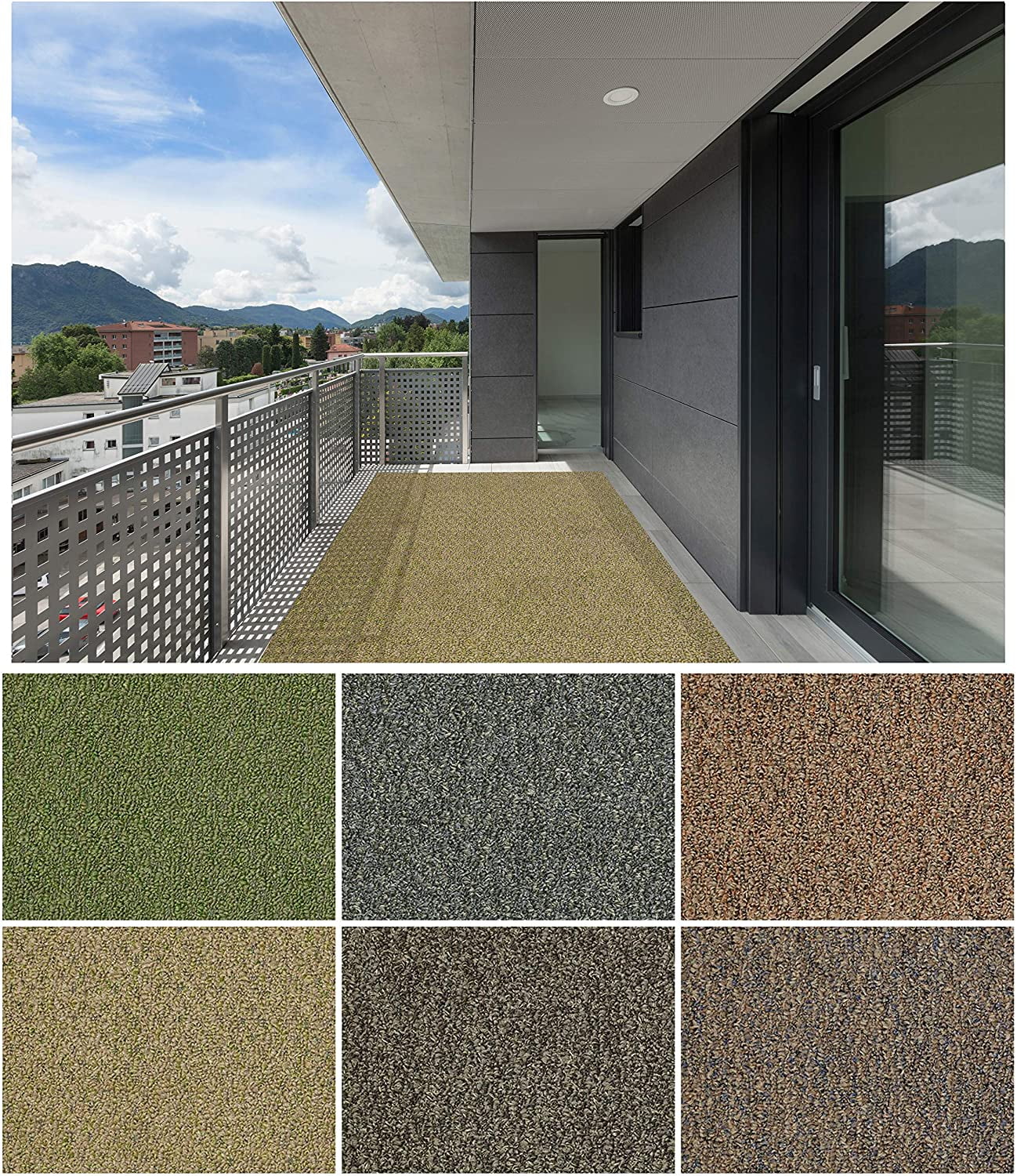 2'x10' Wheat Grass - Indoor Outdoor Area Rug Carpet Runners with a ...