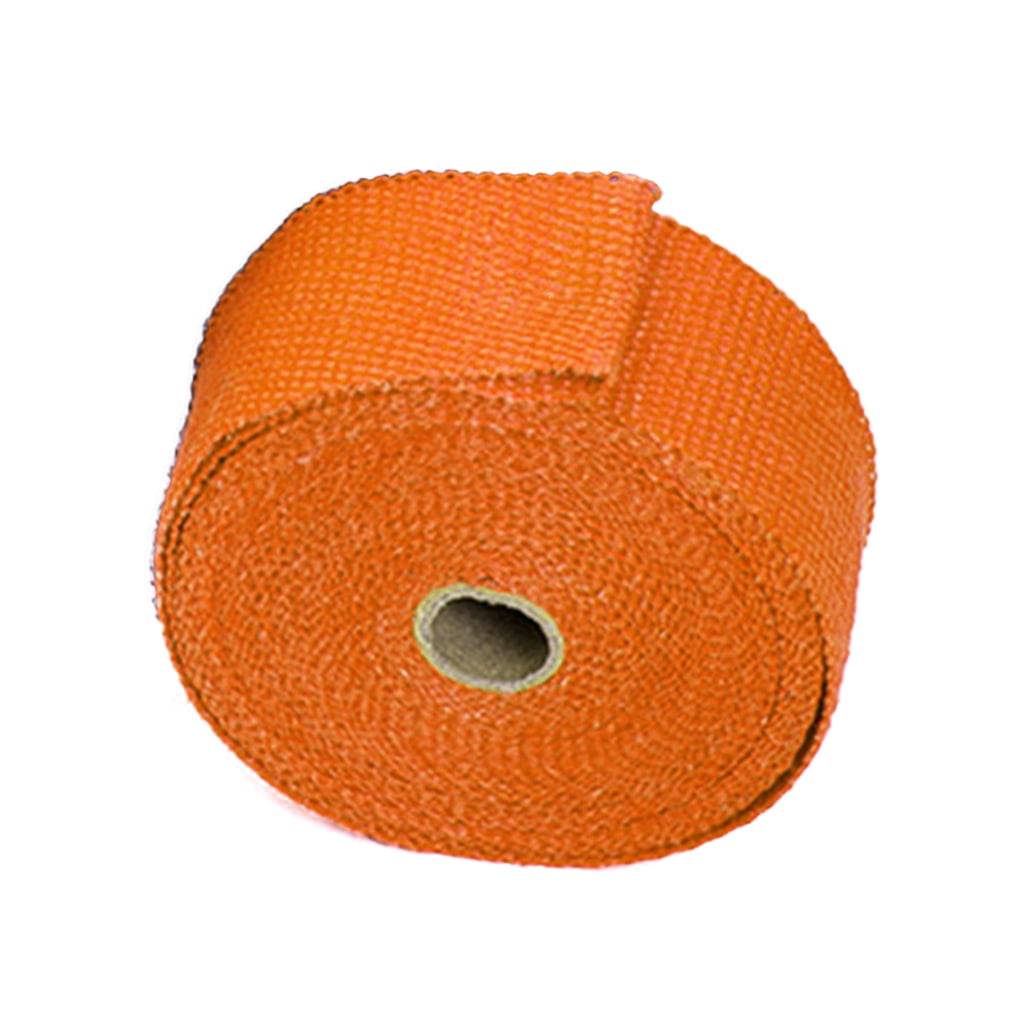 2"x16ft Black Fiberglass Exhaust Heat Wrap Roll for Motorcycle Heat ...