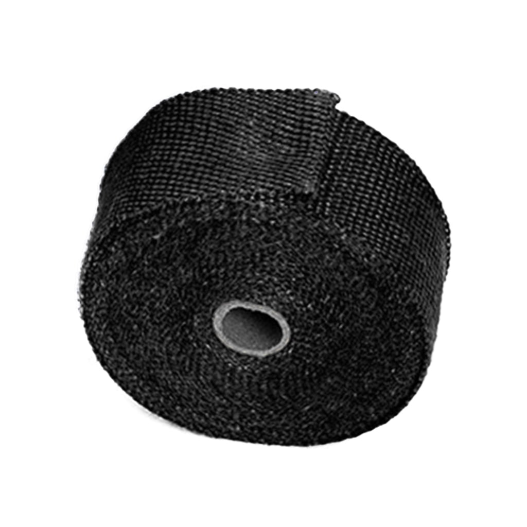 2"x16ft Black Fiberglass Exhaust Heat Wrap Roll for Motorcycle Heat ...