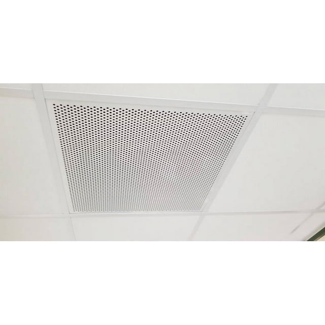 2'x2' White Plastic Perforated Tile with 3/8" holes-2 Pack - Walmart.com