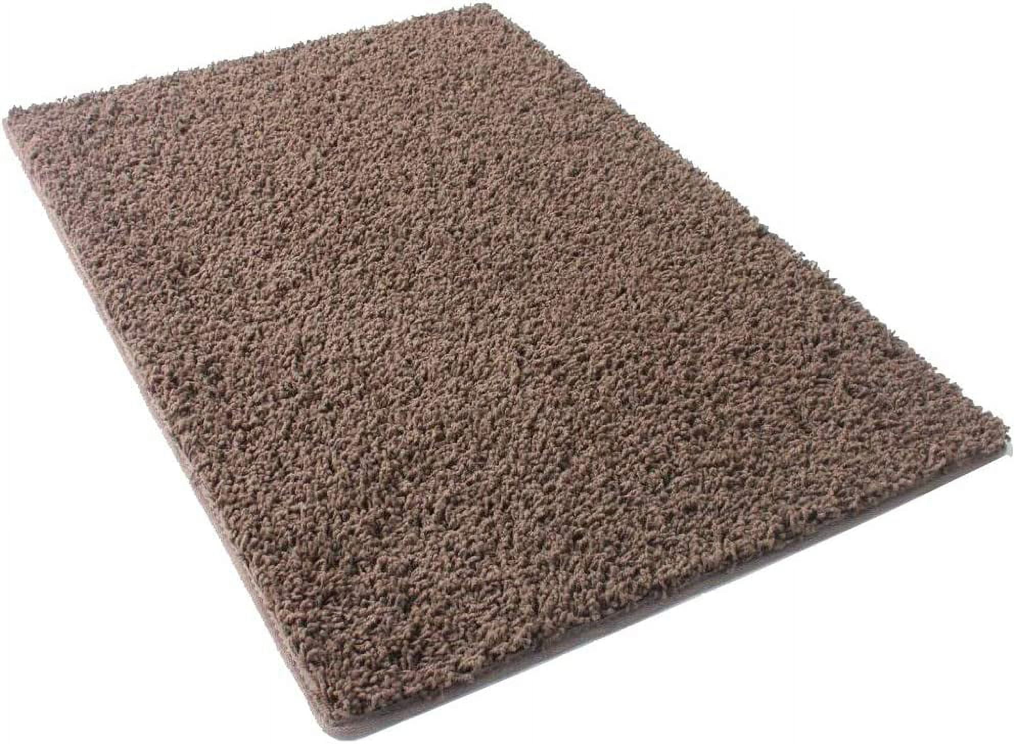 2'x3' Brownie 25 oz Face Weight. 1/2" Thick. Frieze Area Rug Carpet ...