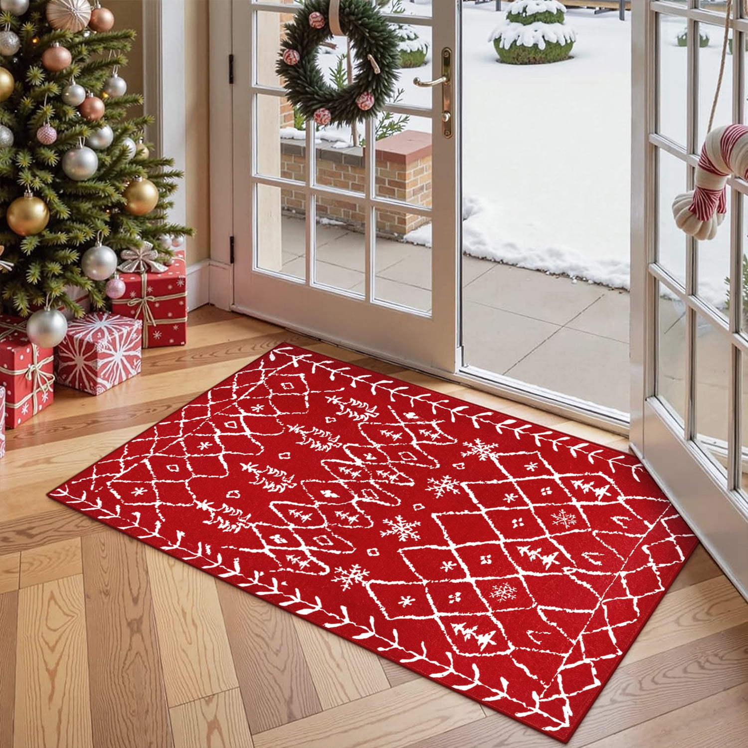 2'x3' Christmas Area Rugs Indoor Doormat Kitchen Bathroom Living Room ...