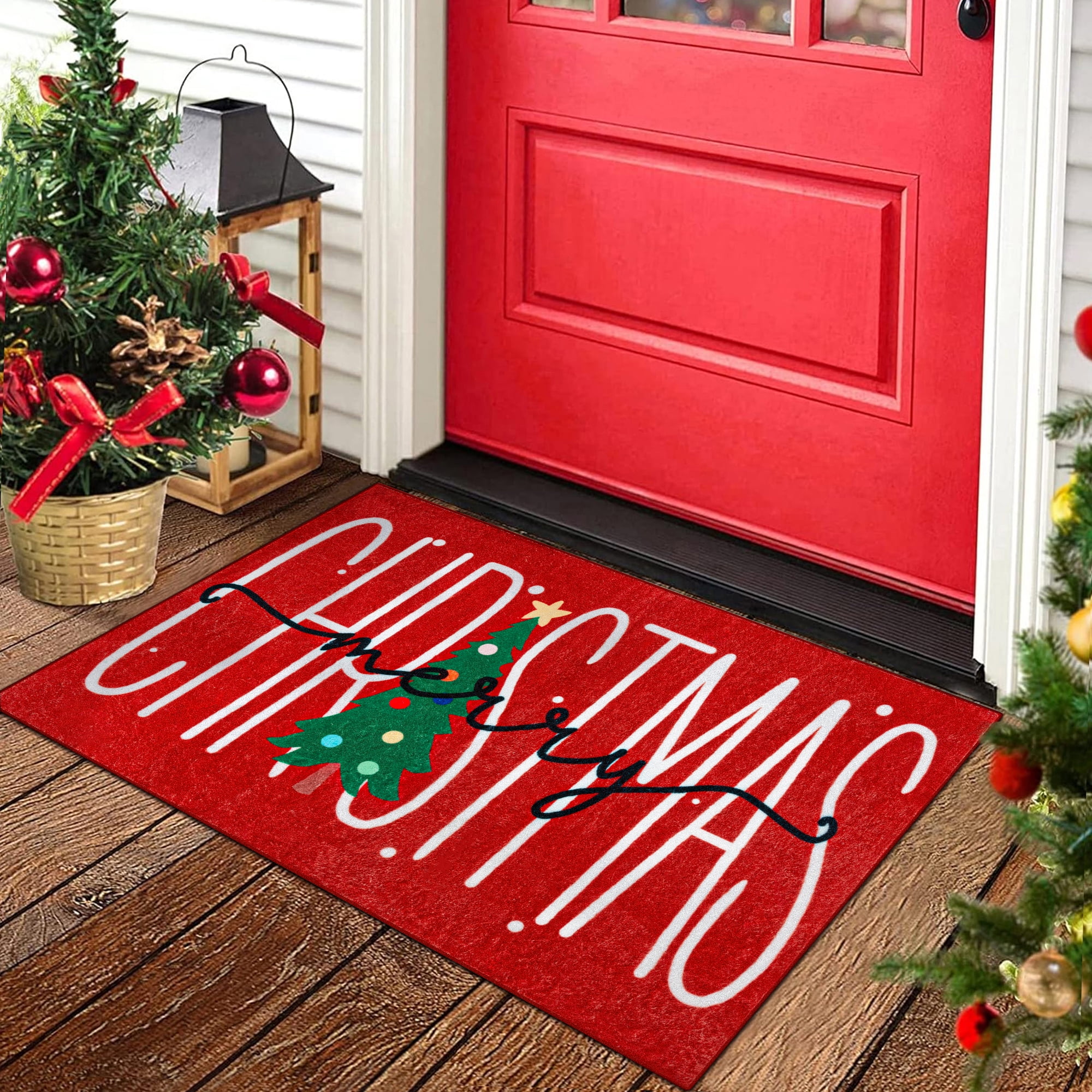 2'x3' Christmas Area Rugs Indoor Doormat Kitchen Bathroom Living Room ...